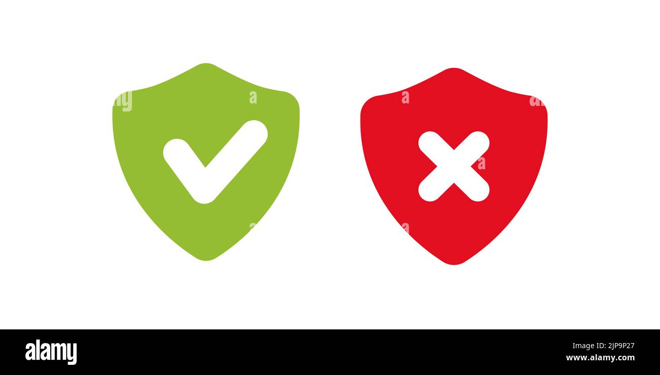 Shield cross icon flat Cut Out Stock Images & Pictures - Alamy