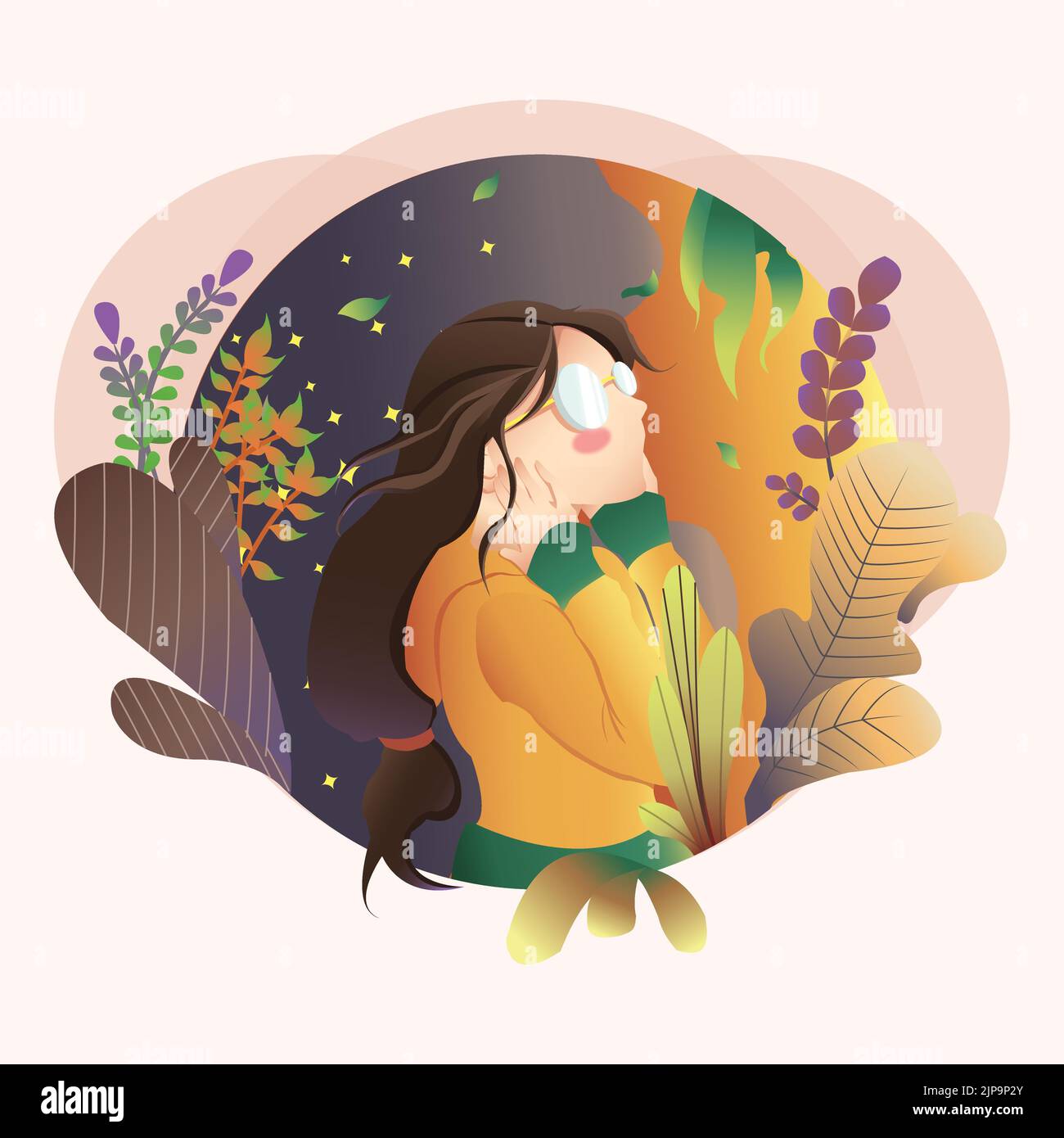 Plants character hi-res stock photography and images - Alamy