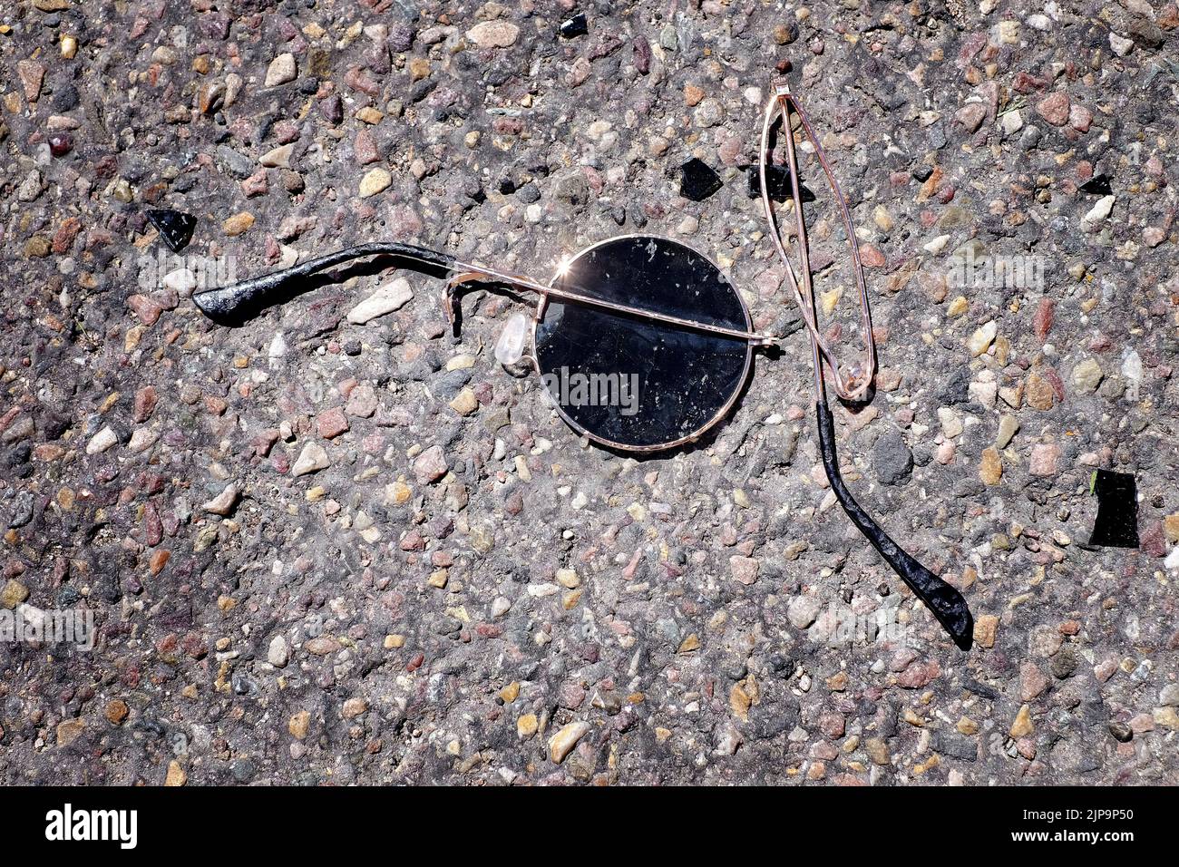 Broken glass on concrete hi-res stock photography and images - Alamy