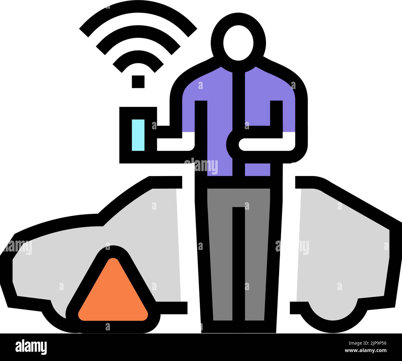 Driver assistance technology Stock Vector Images - Alamy