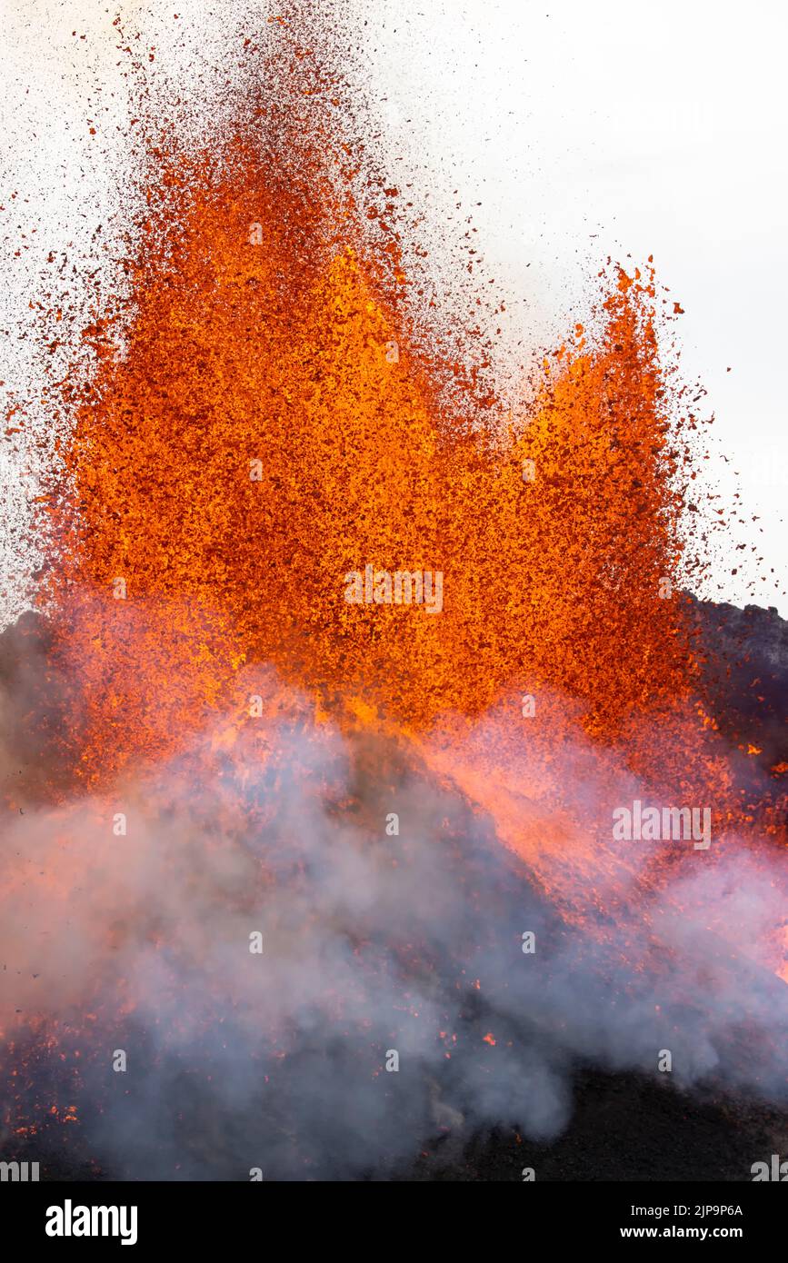 eruption, volcanic eruption, magma, eruptions, volcanic eruptions Stock Photo - Alamy