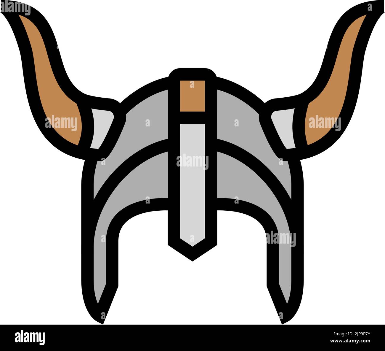 helmet viking warrior color icon vector illustration Stock Vector Image ...