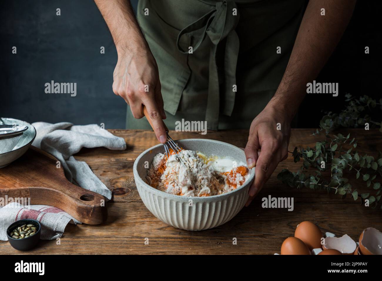wire whisk, baking ingredients, wire whisks, ingredient Stock Photo - Alamy