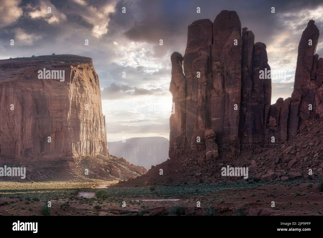monument valley, colorado plateau, navajo nation reservation, monument ...