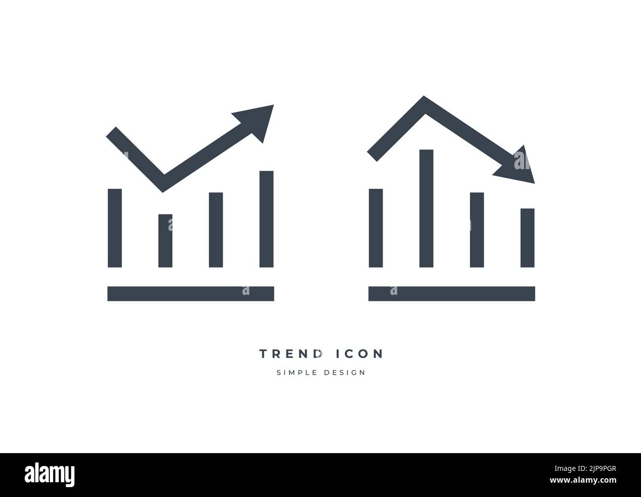 Trend graph Stock Vector Images - Alamy
