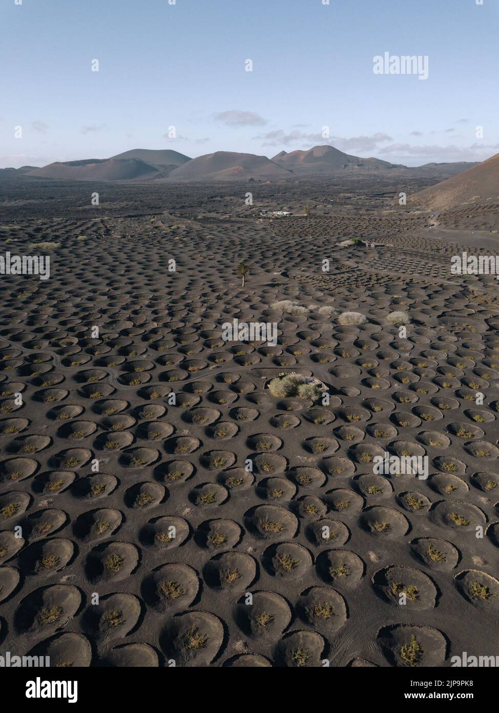 lanzarote, canary islands, wine-growing region, la geria, drohnenflug ...