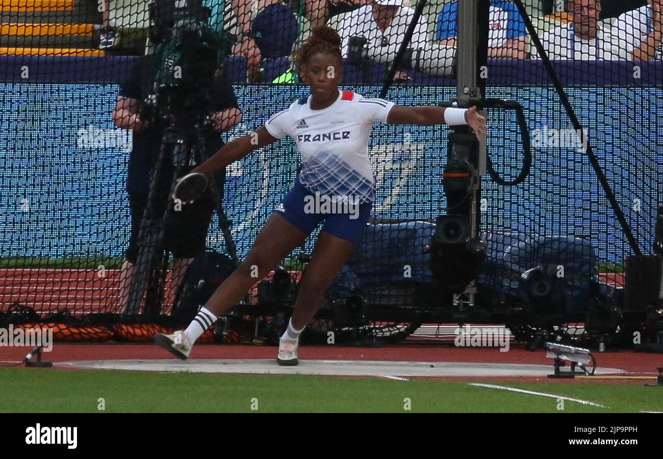 Amanda NGANDU-NTUMBA of France Women's Discus Throw during the European ...