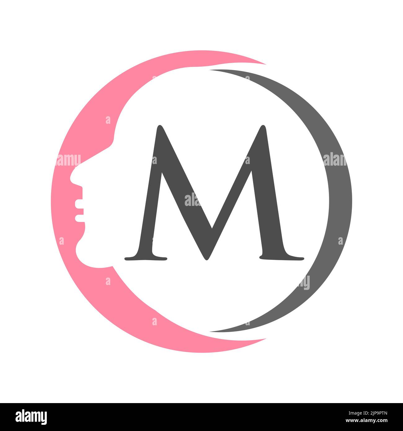 Letter M Spa And Beauty Logo Template. Beauty Woman Logo Used For Icon ...