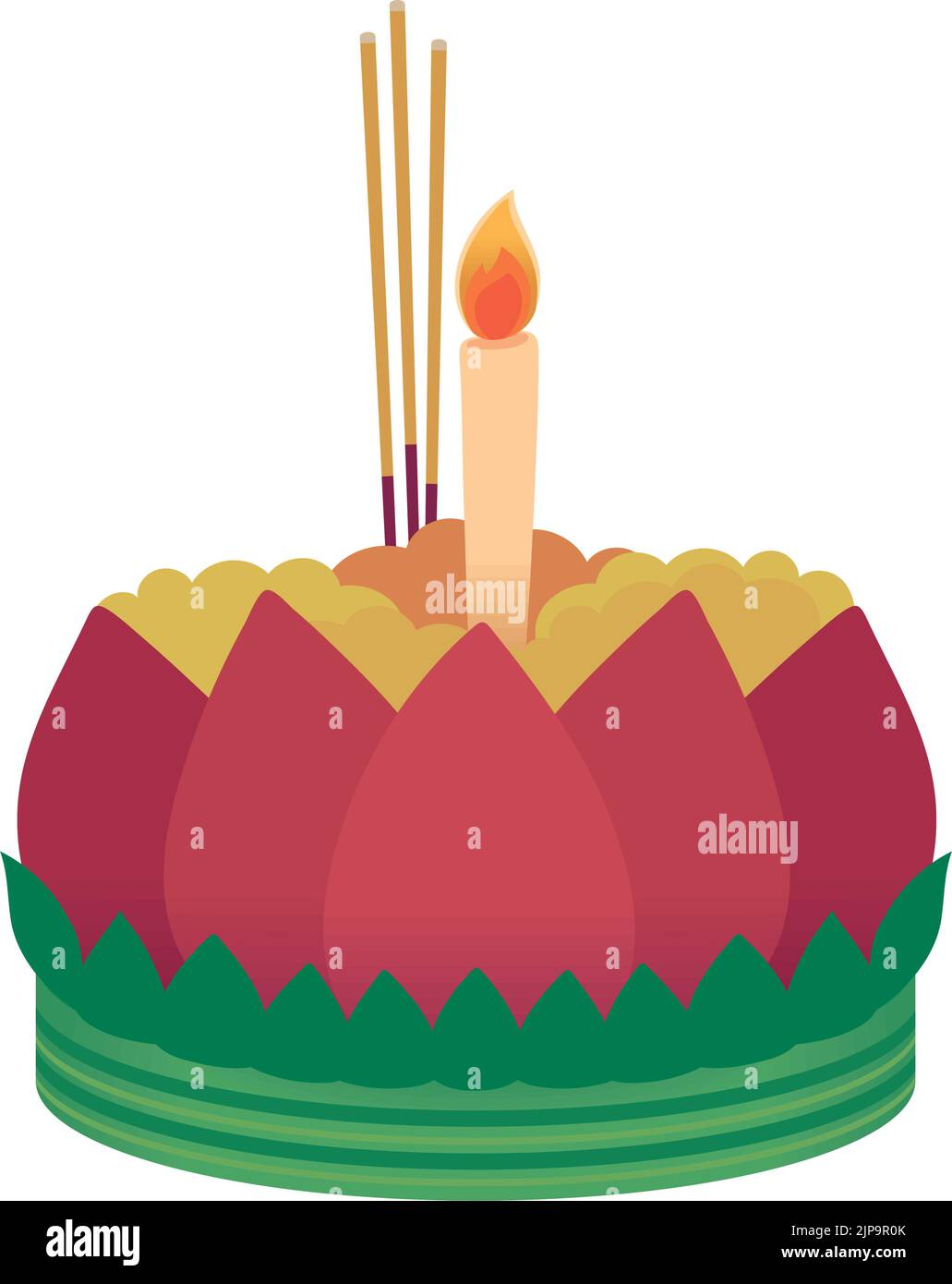 Light pink lotus flower Stock Vector Images - Alamy