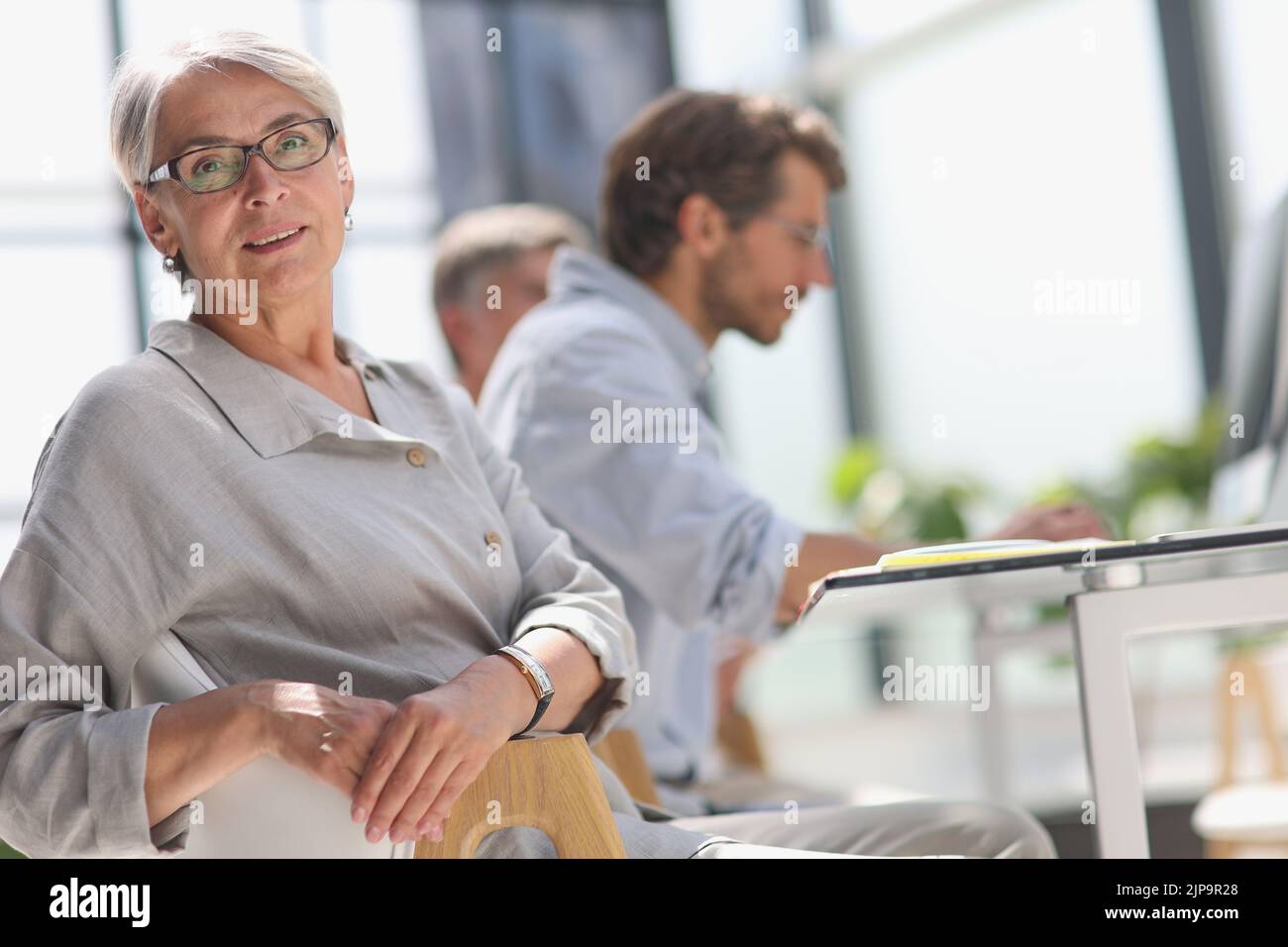 Beautiful 60 year old woman hi-res stock photography and images - Alamy