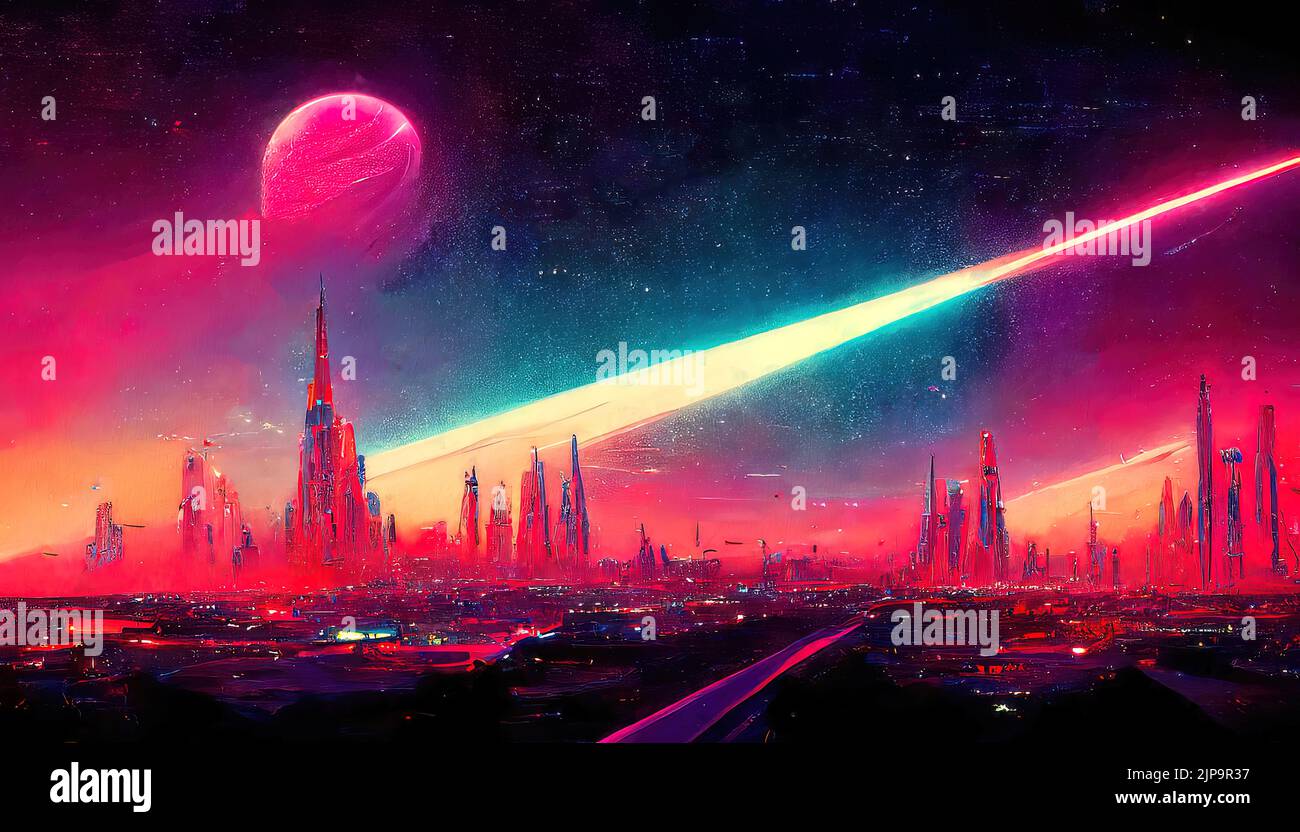 Cosmic panorama hi-res stock photography and images - Alamy