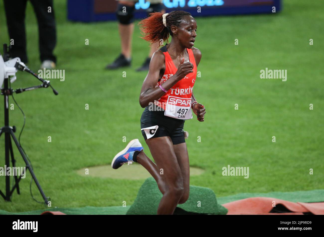 Munich, Germany - August 15, 2022, Yasemin Can of Turkey Gold medal ...