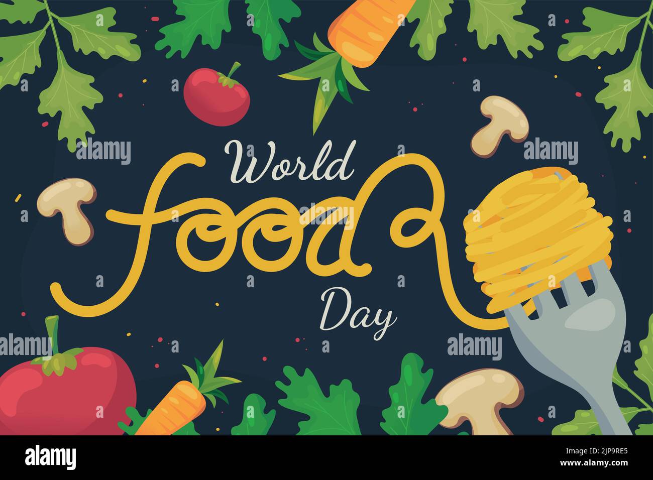 world food day, card Stock Vector Image & Art - Alamy