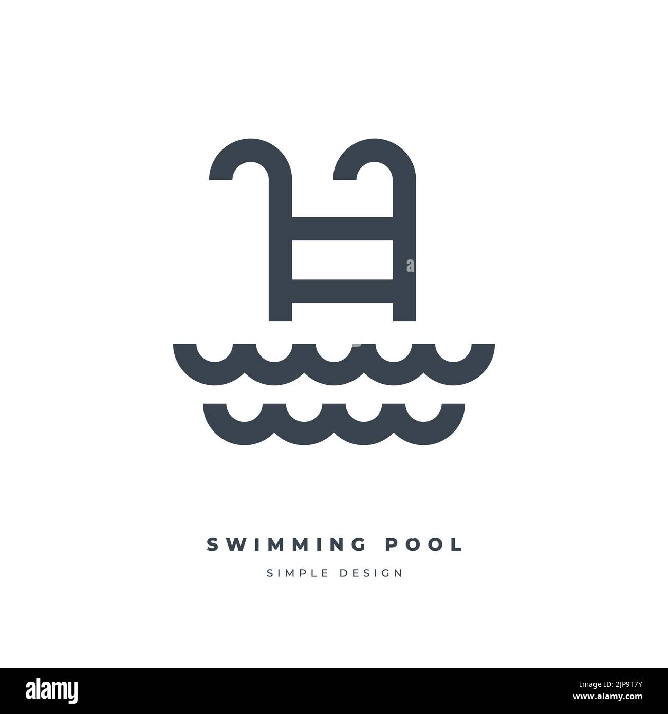 Swimming pool ladder thin line icon Stock Vector Image & Art - Alamy