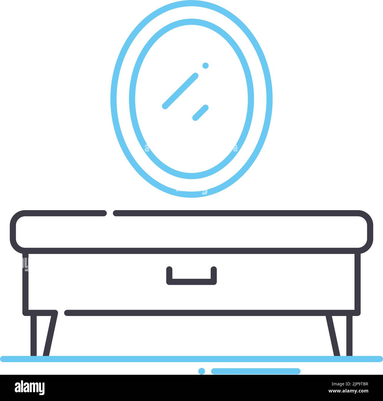 Black vanity Stock Vector Images - Alamy