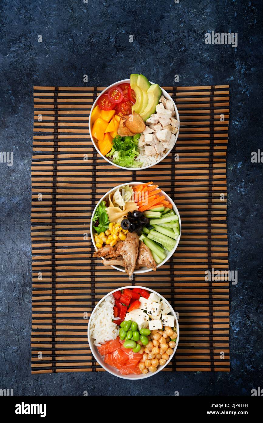 pasta, various, bowl, poke, noddles, pastas Stock Photo - Alamy