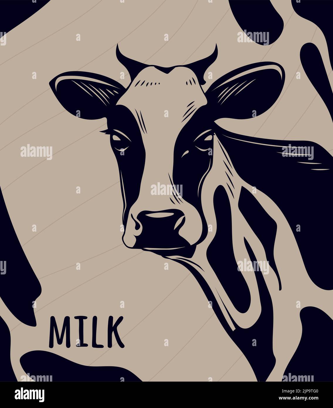 milk cow animal Stock Vector Image & Art - Alamy
