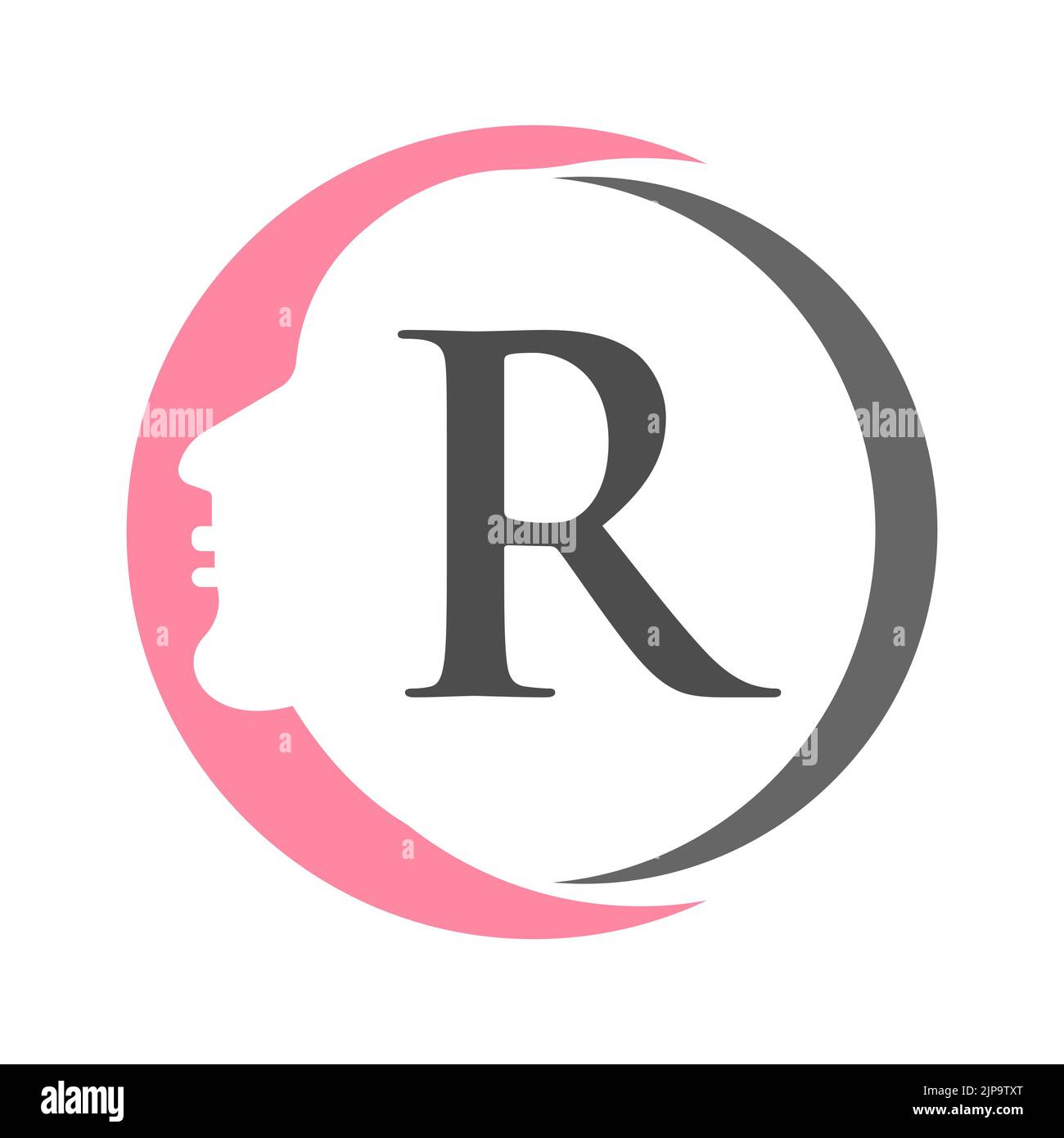 Letter R Spa And Beauty Logo Template. Beauty Woman Logo Used For Icon ...