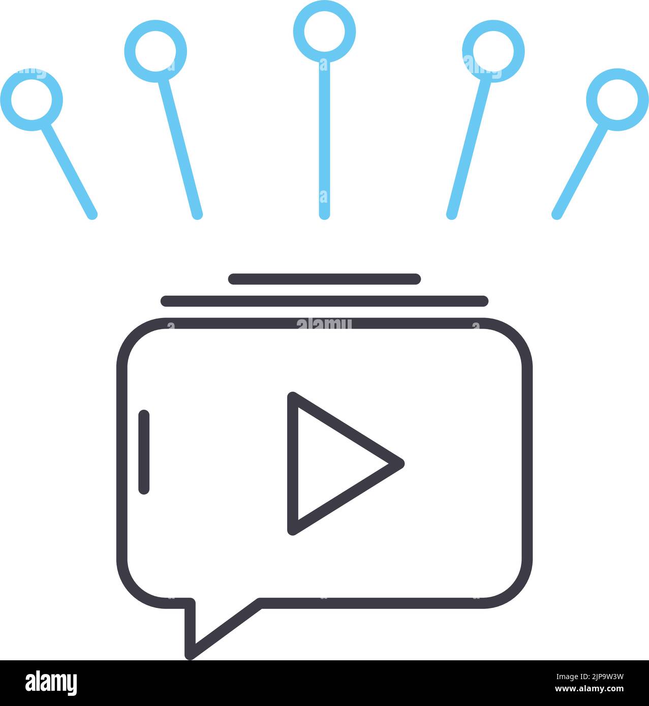 Viral content design hand Stock Vector Images - Alamy