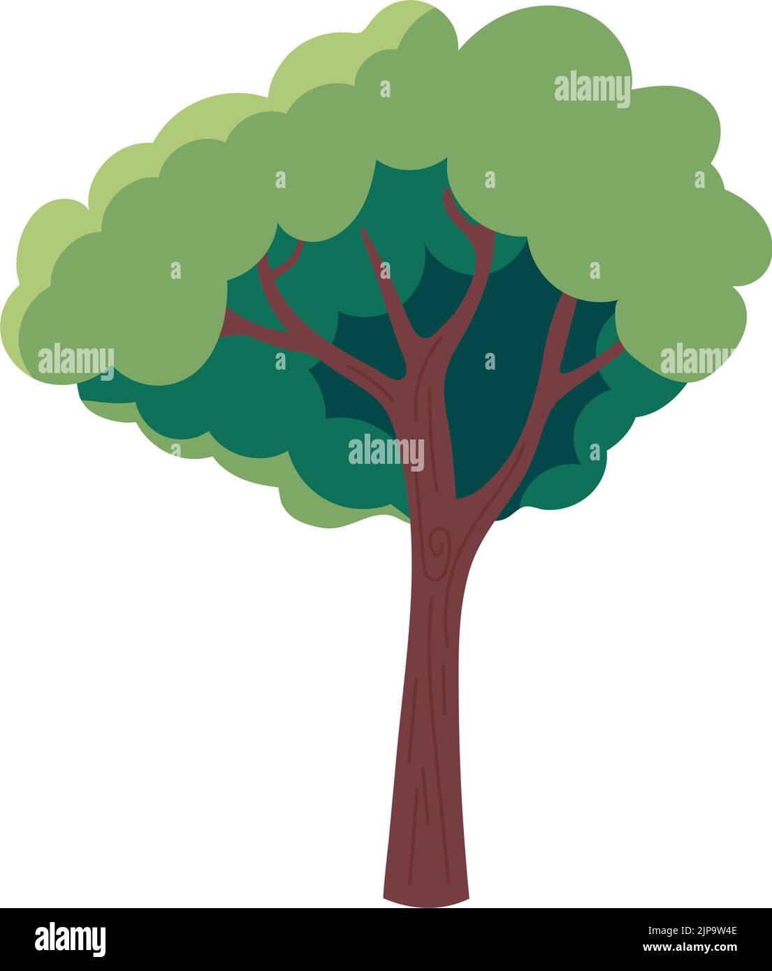 nature tree cartoon Stock Vector Image & Art - Alamy