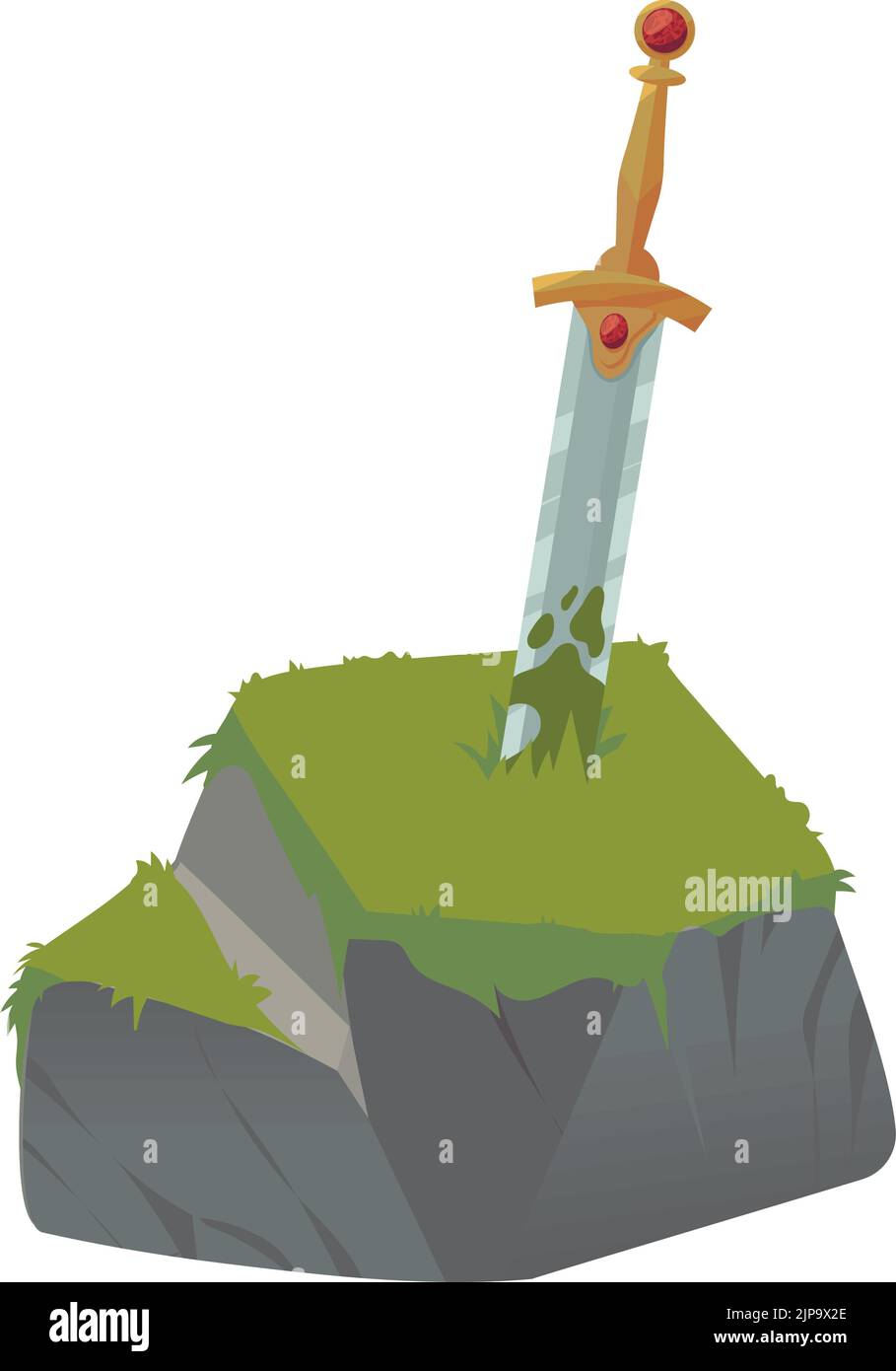 sword in stone Stock Vector Image & Art - Alamy