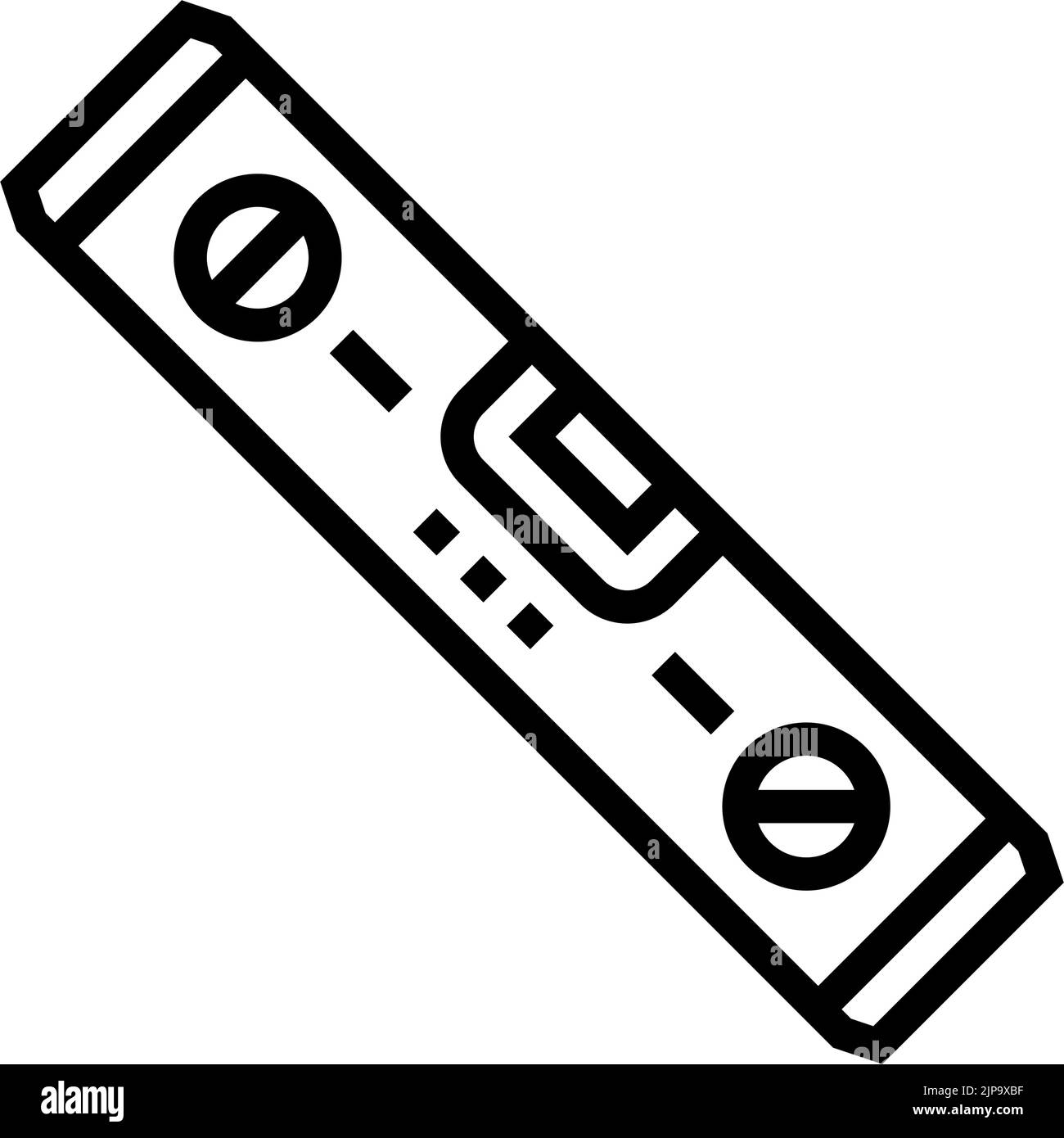 level tool repair line icon vector illustration Stock Vector Image ...