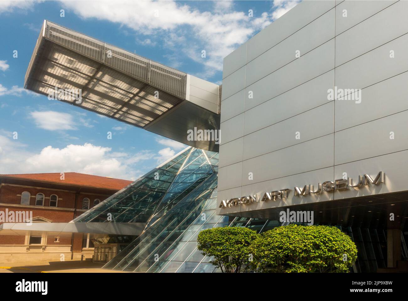 Akron Art Museum in Akron Ohio Stock Photo - Alamy