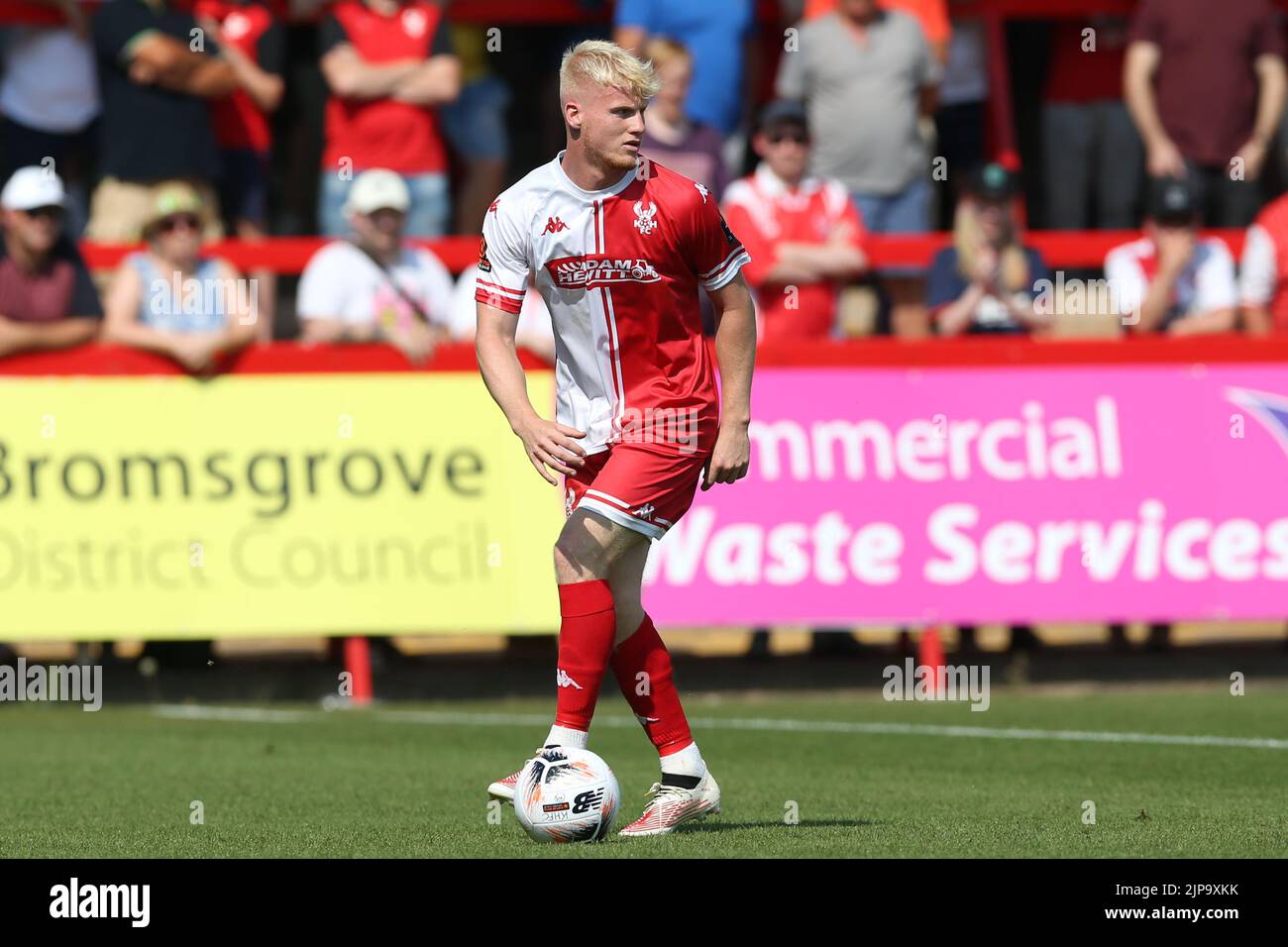 Kidderminster Harriers’ Joe Foulkes during the Vanarama National League ...