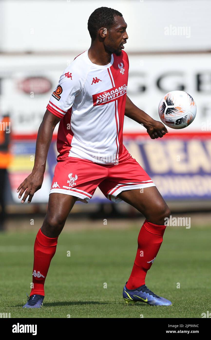 Kidderminster Harriers’ Krystian Pearce during the Vanarama National ...
