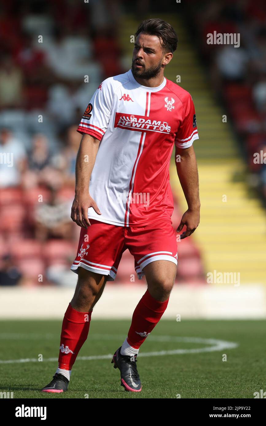 Kidderminster Harriers’ Ethan Freemantle during the Vanarama National ...