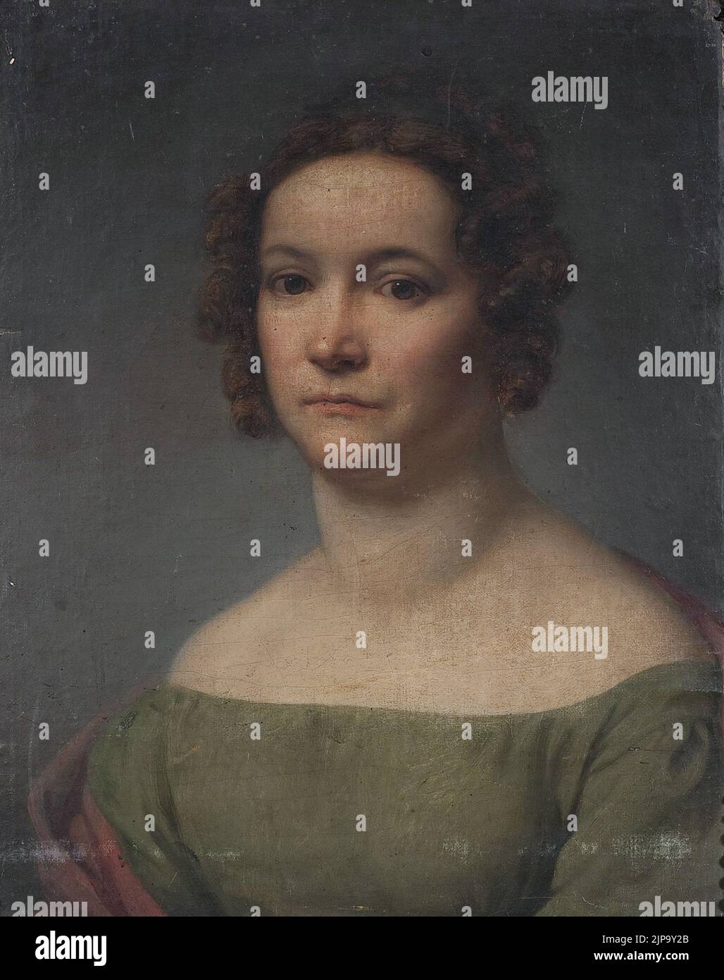 Portrait of Karolina Schultz, Painting by Franciszek Ksawery Lampi ...