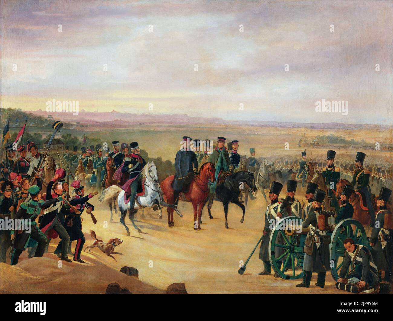 General Józef Chłopicki and Skrzynecki among soldiers (1837) Painting ...