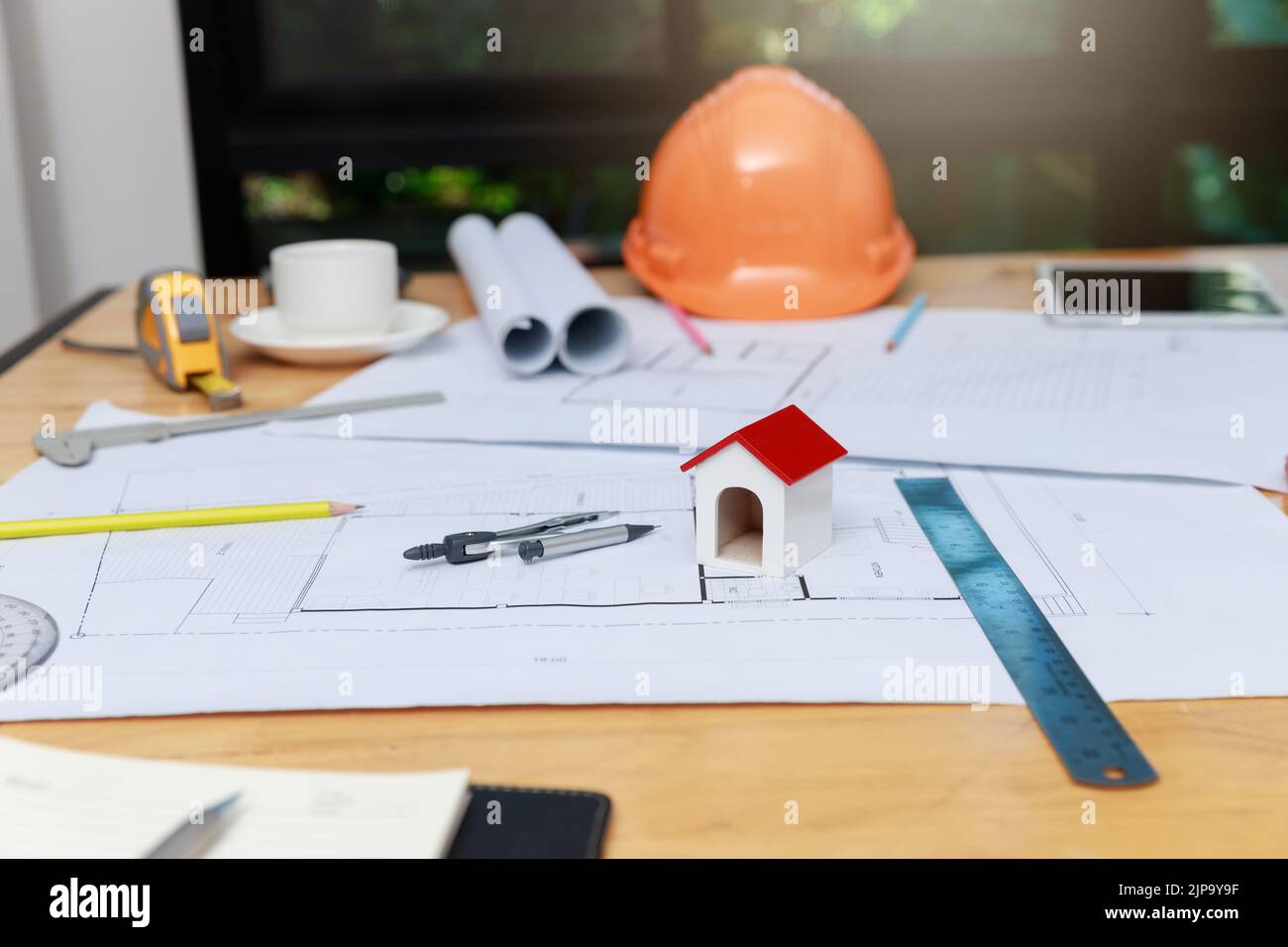 Engineer and Architect concept, Engineer Architects and Interior ...