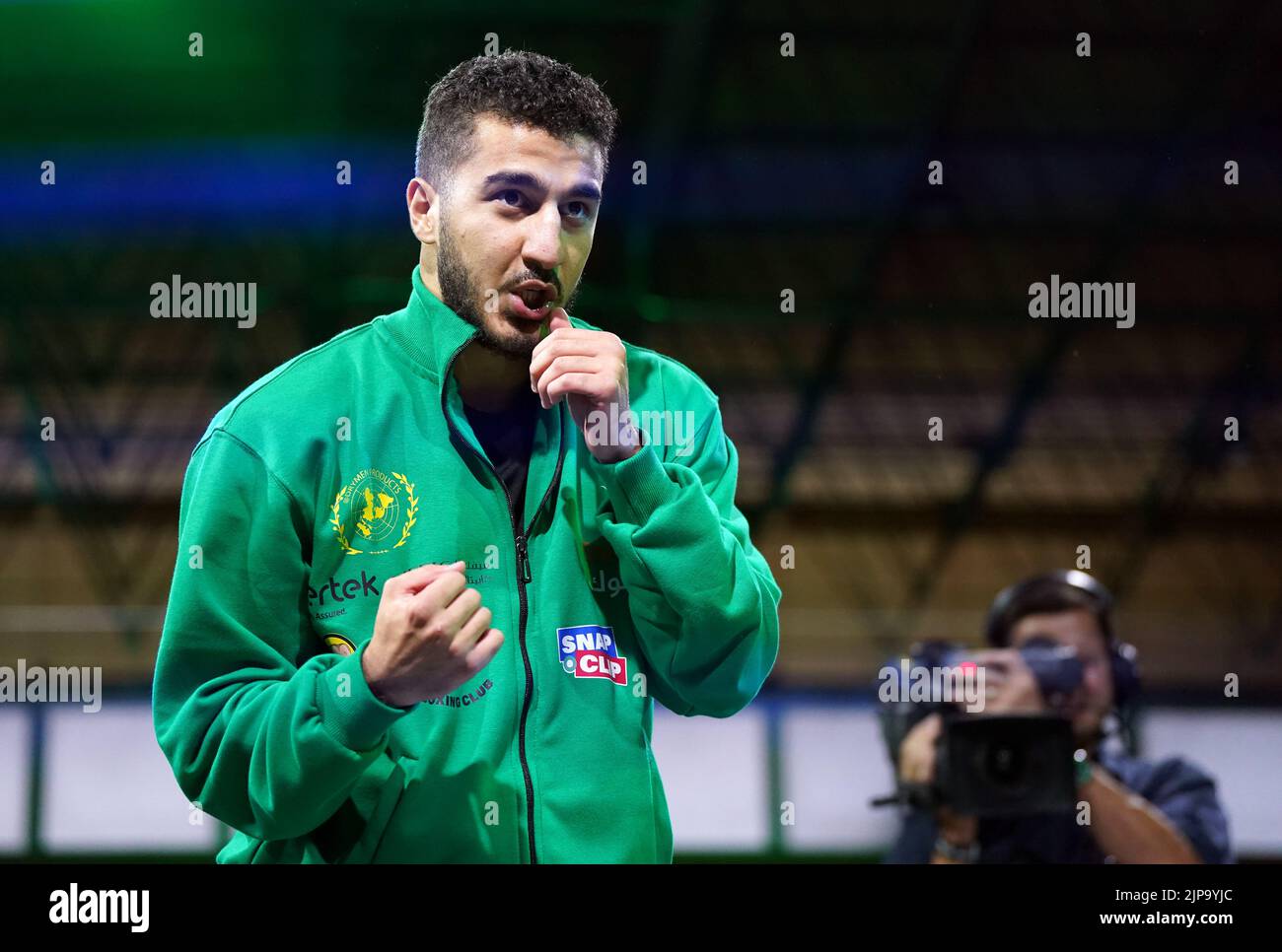 Ziyad AlMaayouf during a workout at the Club Saudi Arabian Airlines in ...