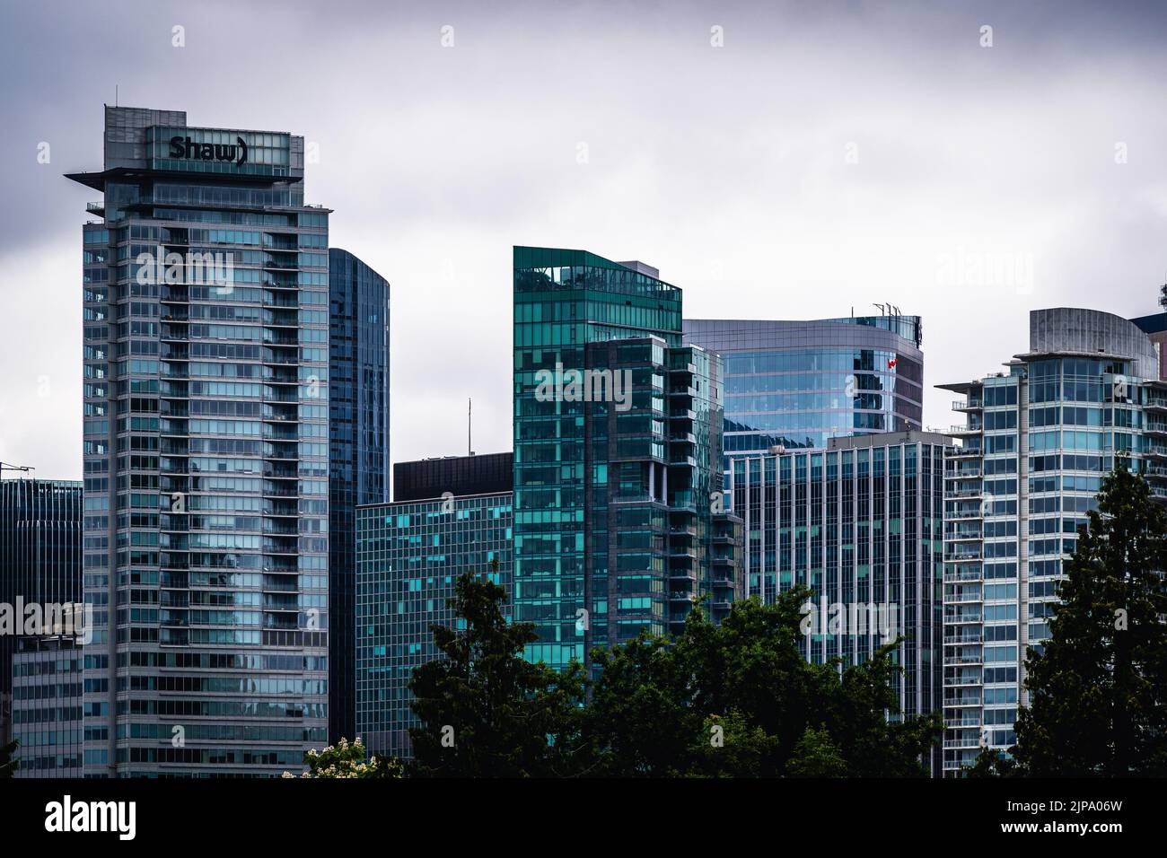 Downtown Vancouver buildings and skyscrapers Stock Photo - Alamy