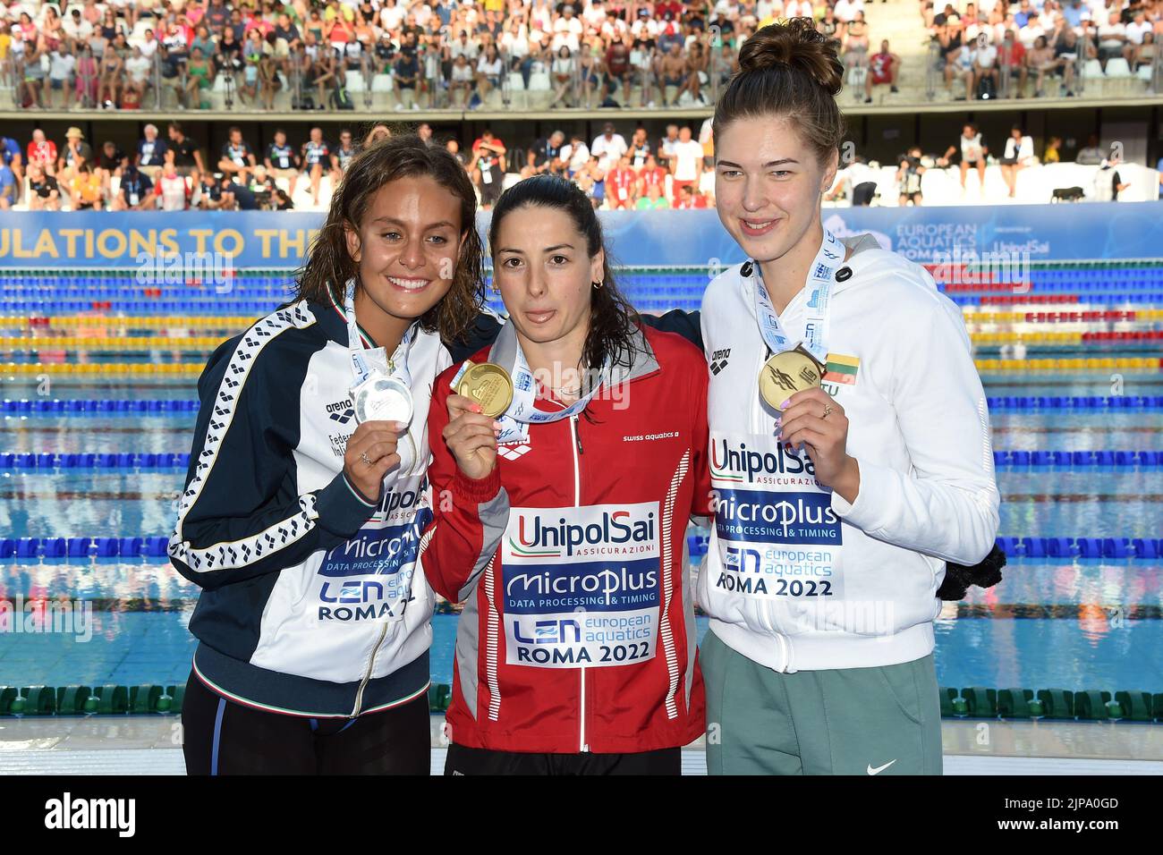 Foro Italico, Rome, Italy. 15th Aug, 2022. European Swimming ...