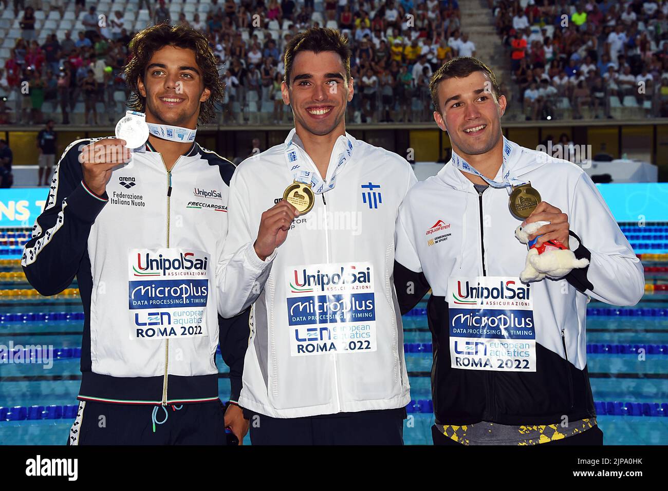 Foro Italico, Rome, Italy. 15th Aug, 2022. European Swimming Championships Rome 2022: Mens 50m ...
