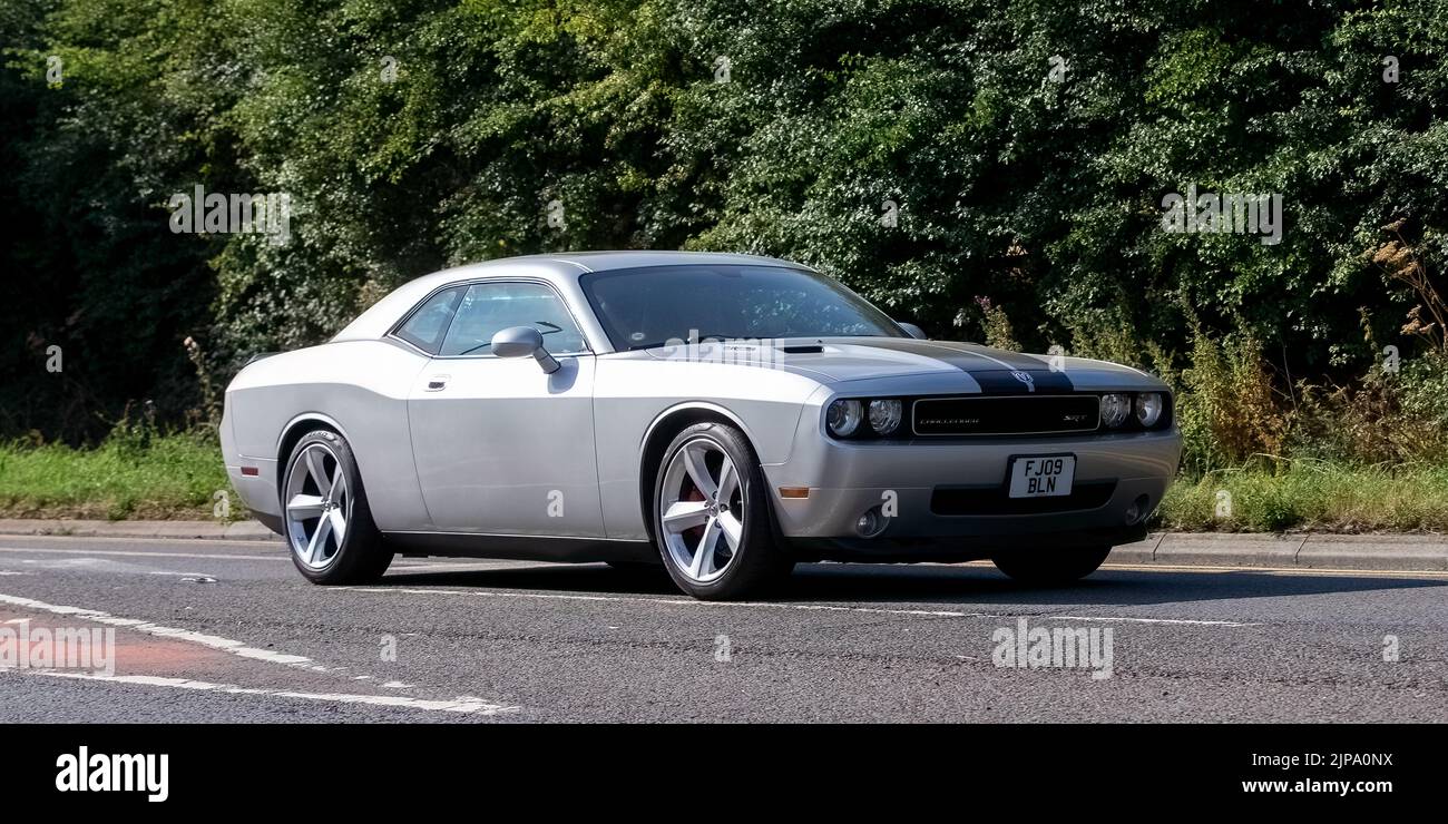 2009 6100cc silver Dodge Challenger Stock Photo - Alamy