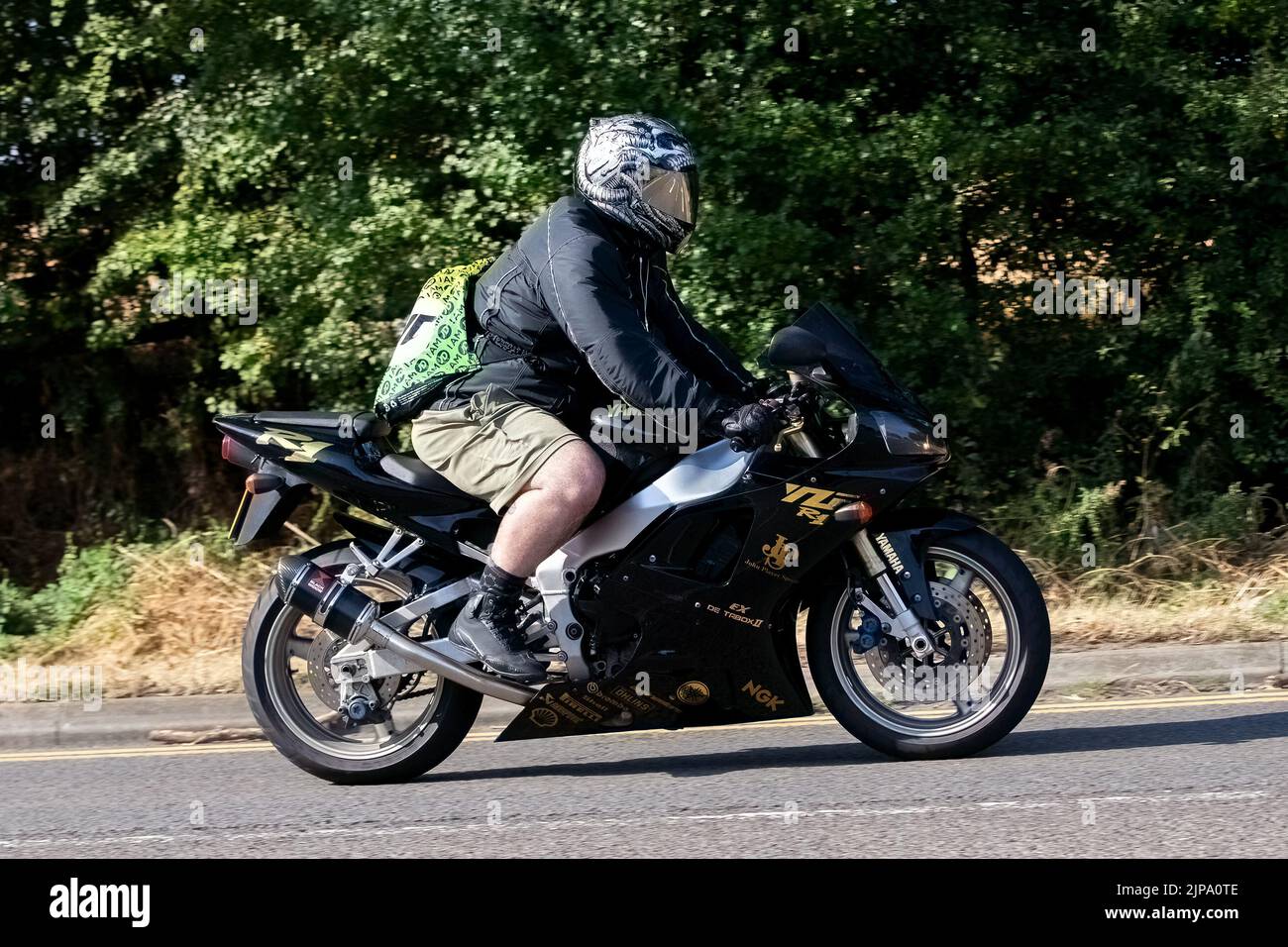 1999 998cc Yamaha in JPS livery Stock Photo - Alamy