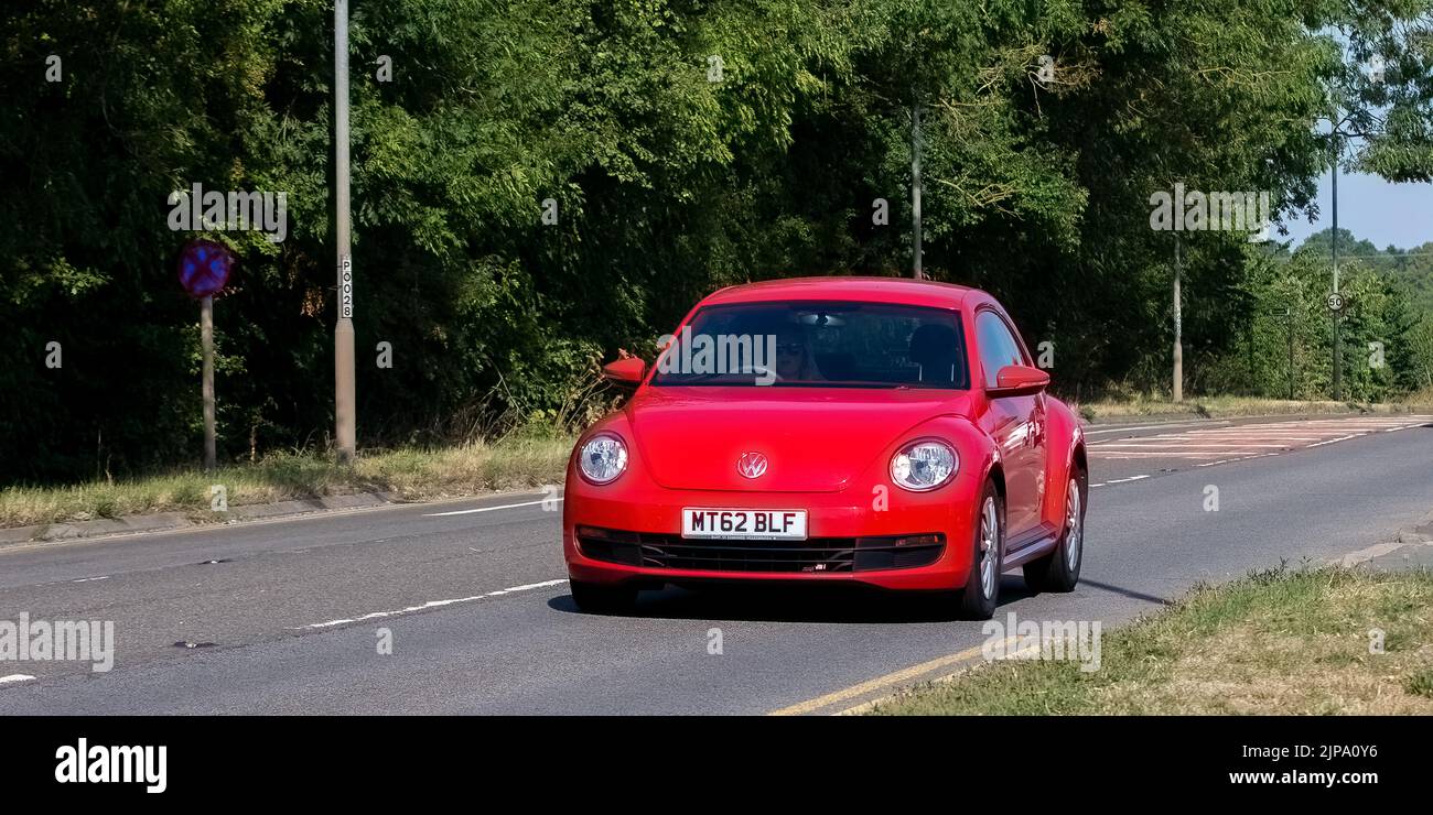 Red beetle car classic hi-res stock photography and images - Alamy
