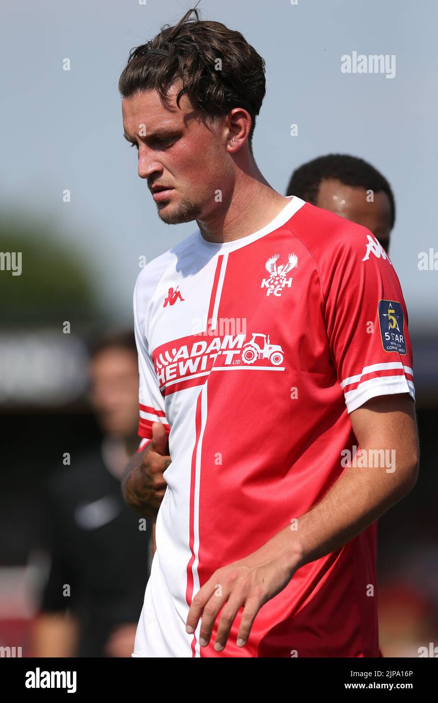 Kidderminster Harriers’ Tom Owen-Evans during the Vanarama National ...