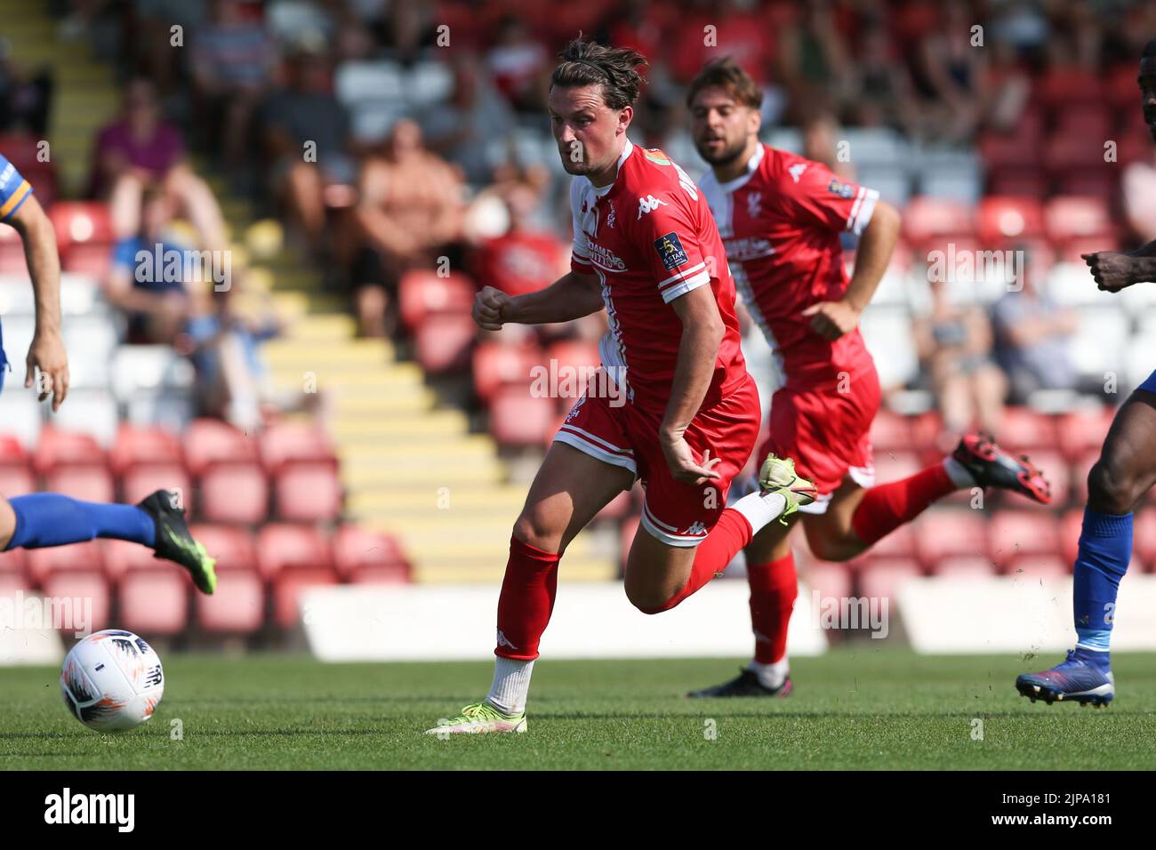 Kidderminster Harriers’ Tom Owen-Evans during the Vanarama National ...