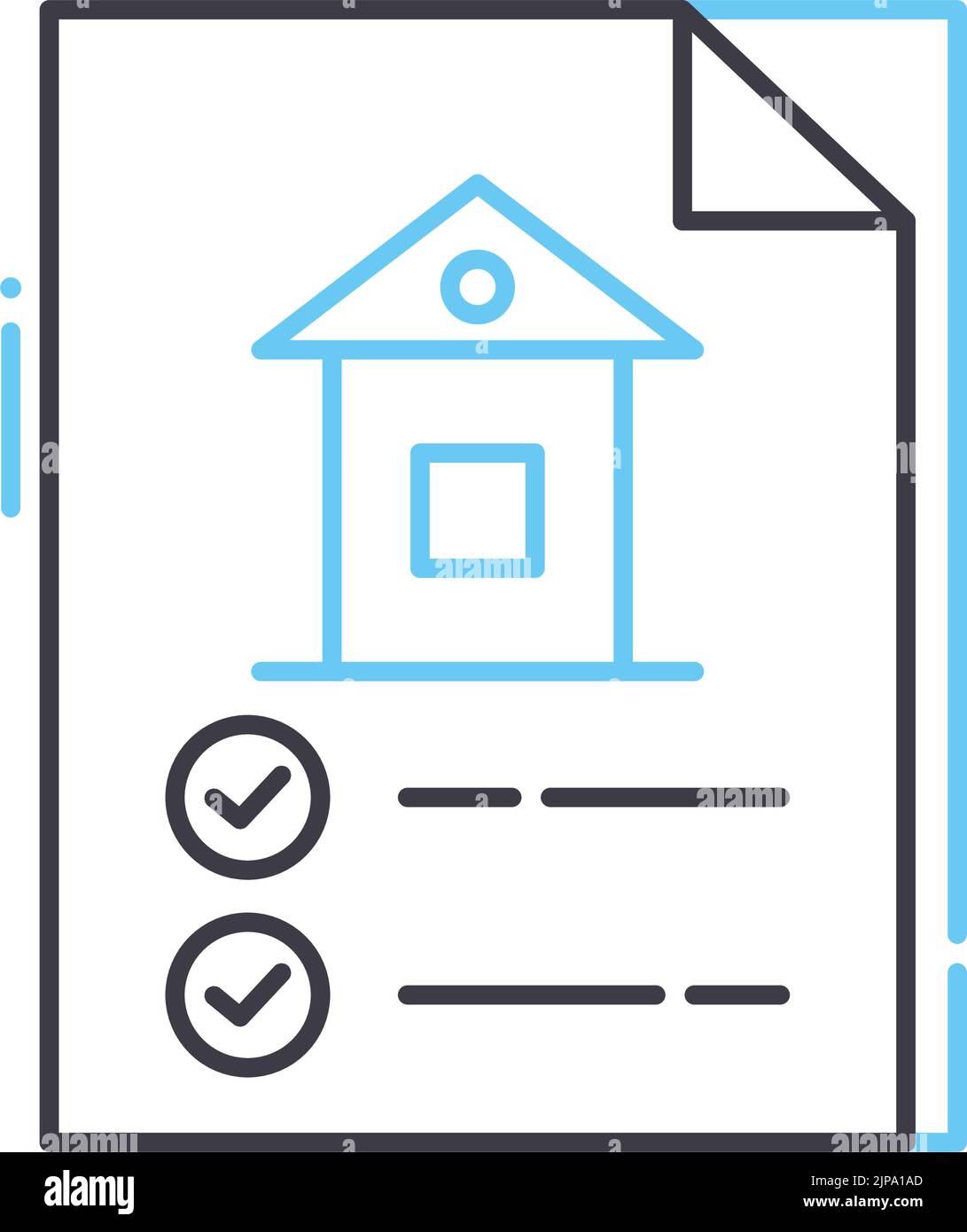 primary data files line icon, outline symbol, vector illustration ...