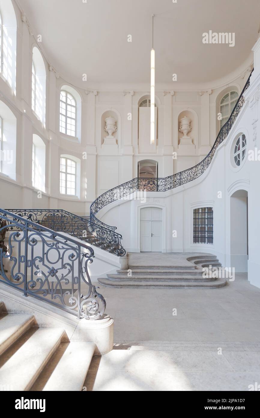 Stairway, gray and white, architecture Stock Photo - Alamy