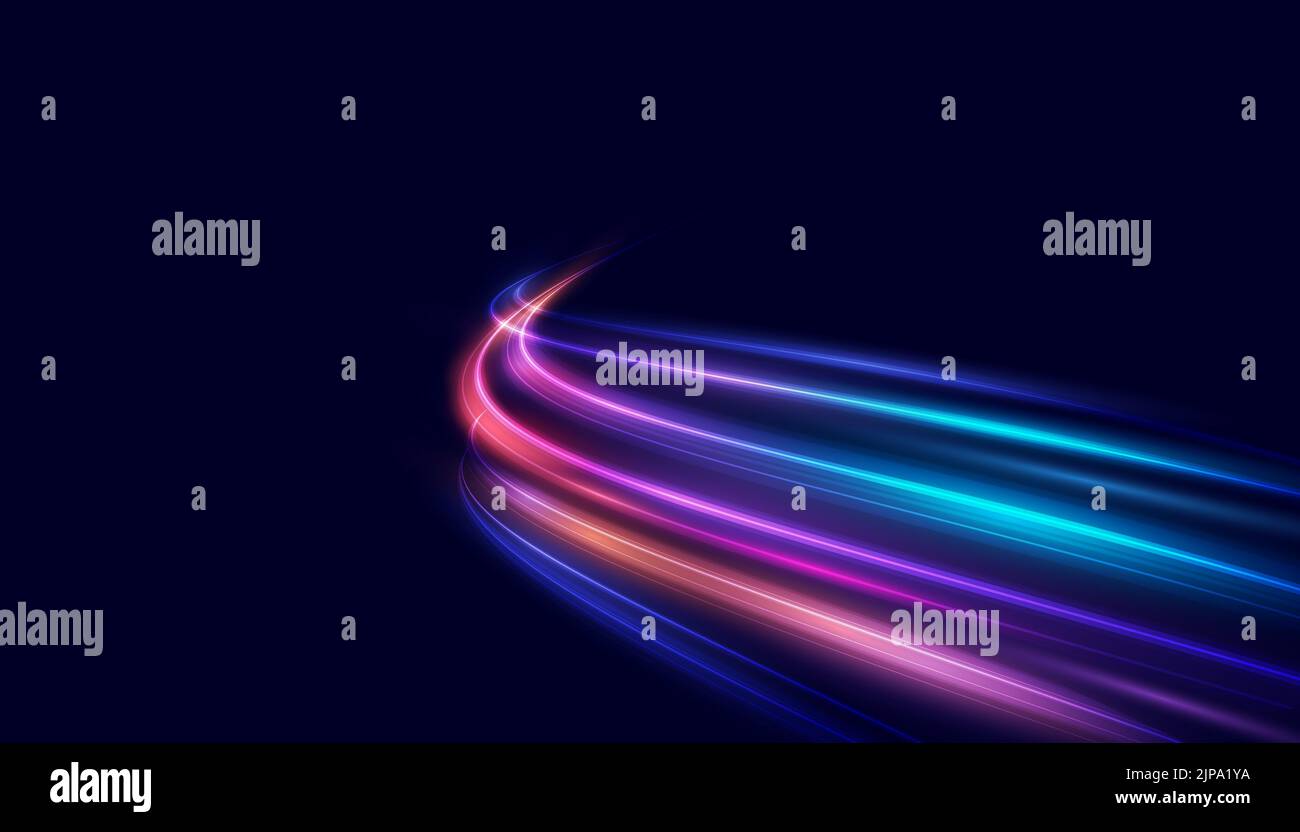 Modern abstract speed line background. Dynamic motion speed of light ...
