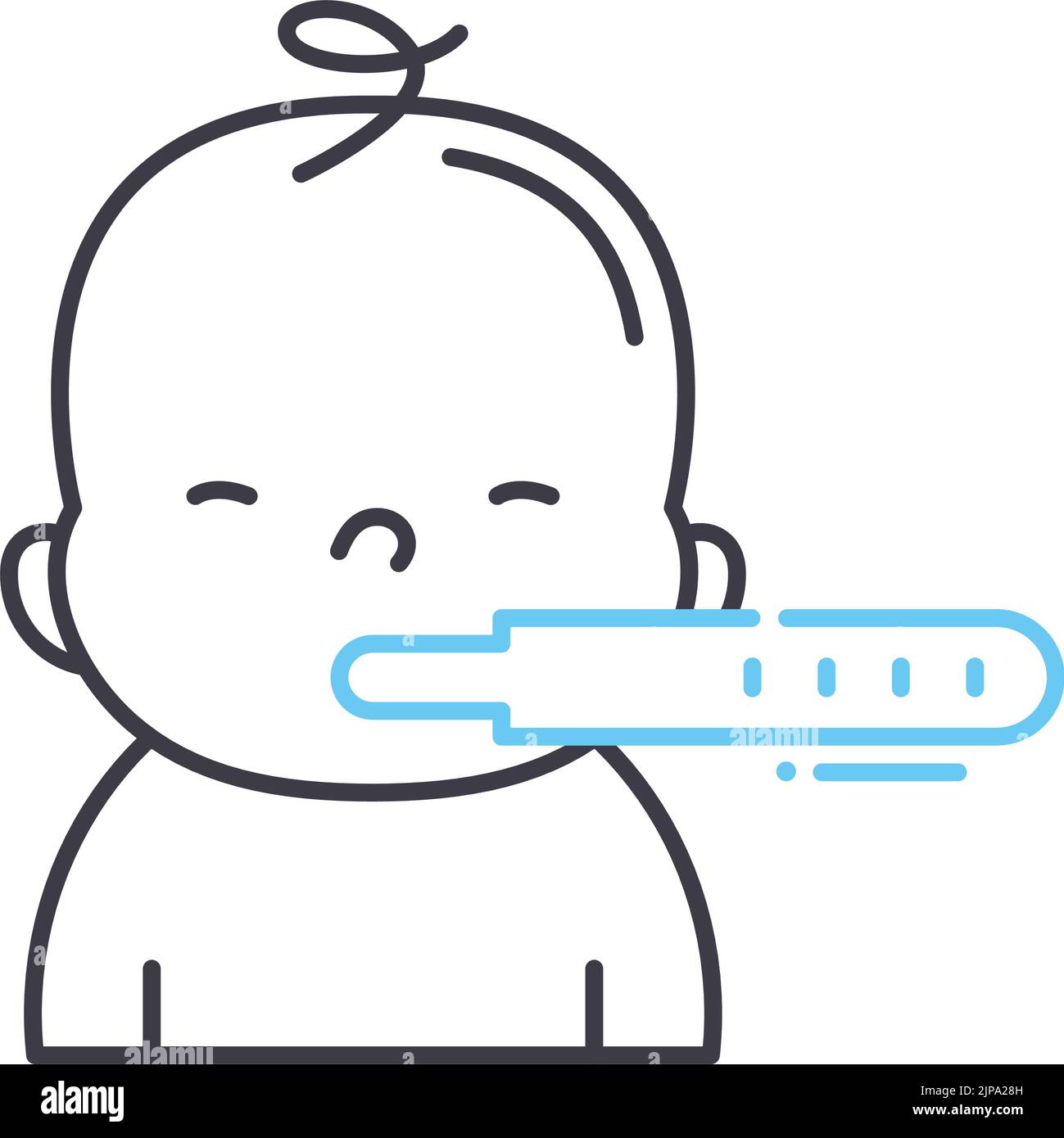 nail file line icon, outline symbol, vector illustration, concept sign ...