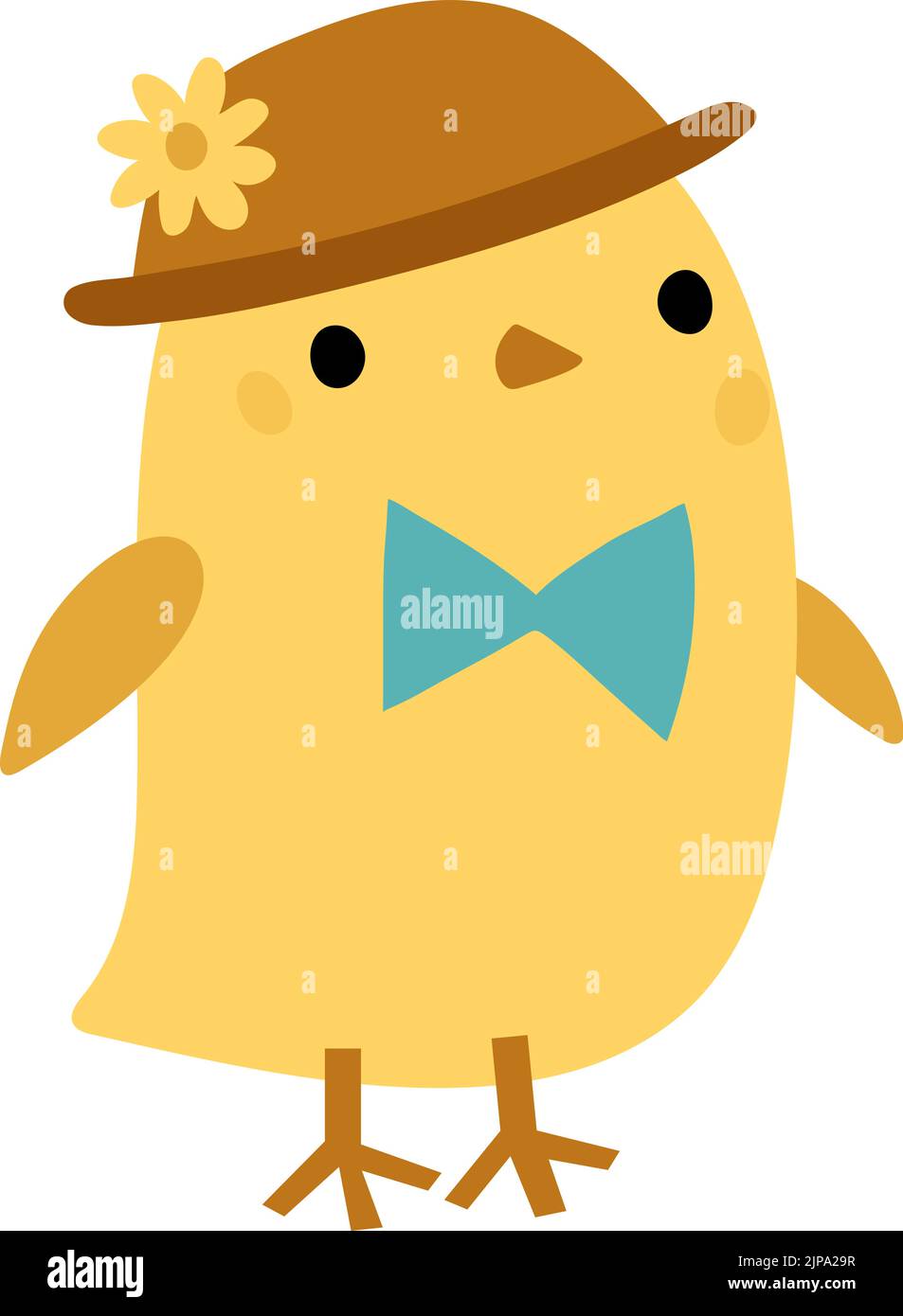 Chicken gentleman character. Funny baby bird mascot Stock Vector Image ...