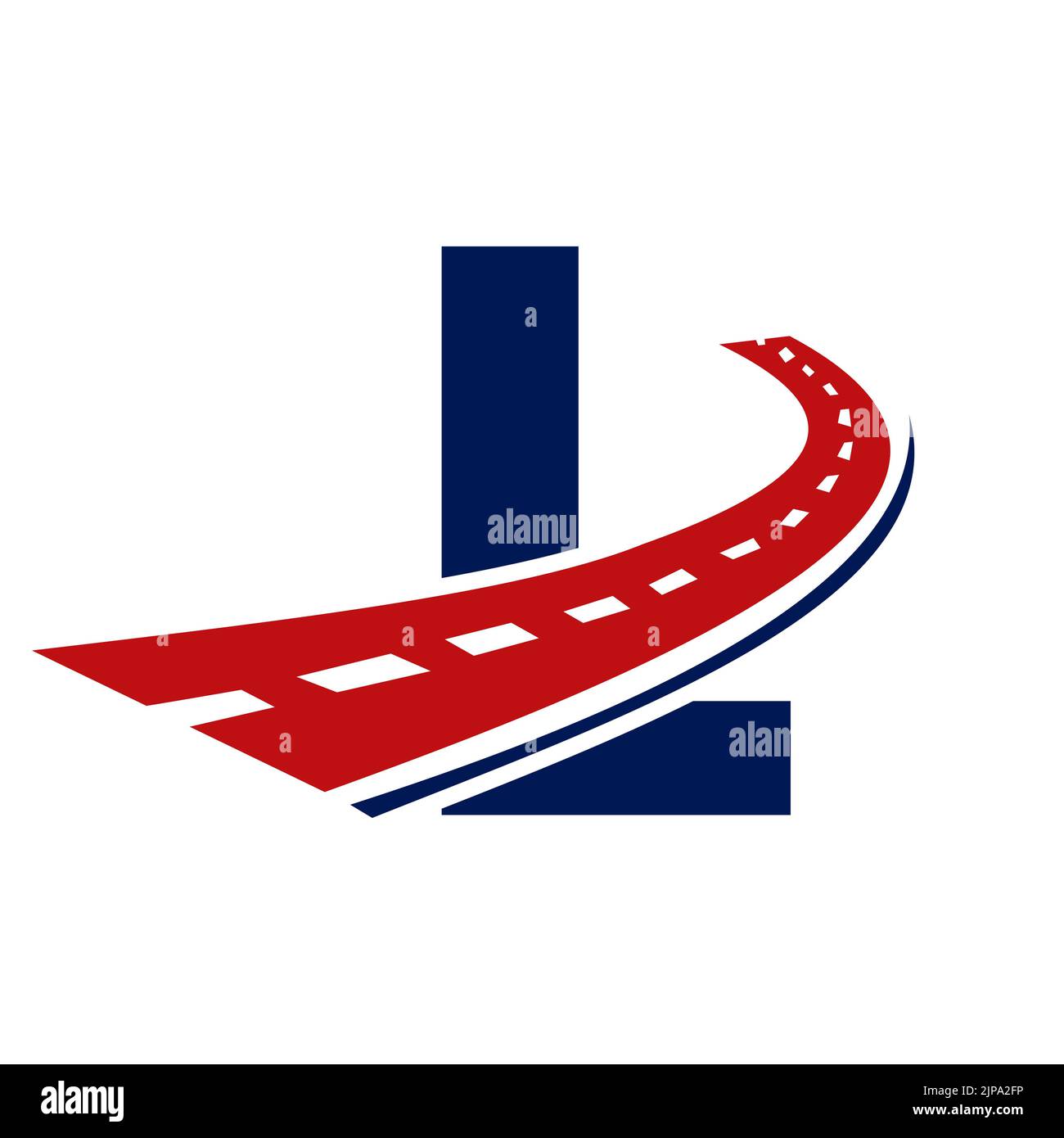 Letter L Transport Logo. L Letter Road Logo Design Transportation Sign ...