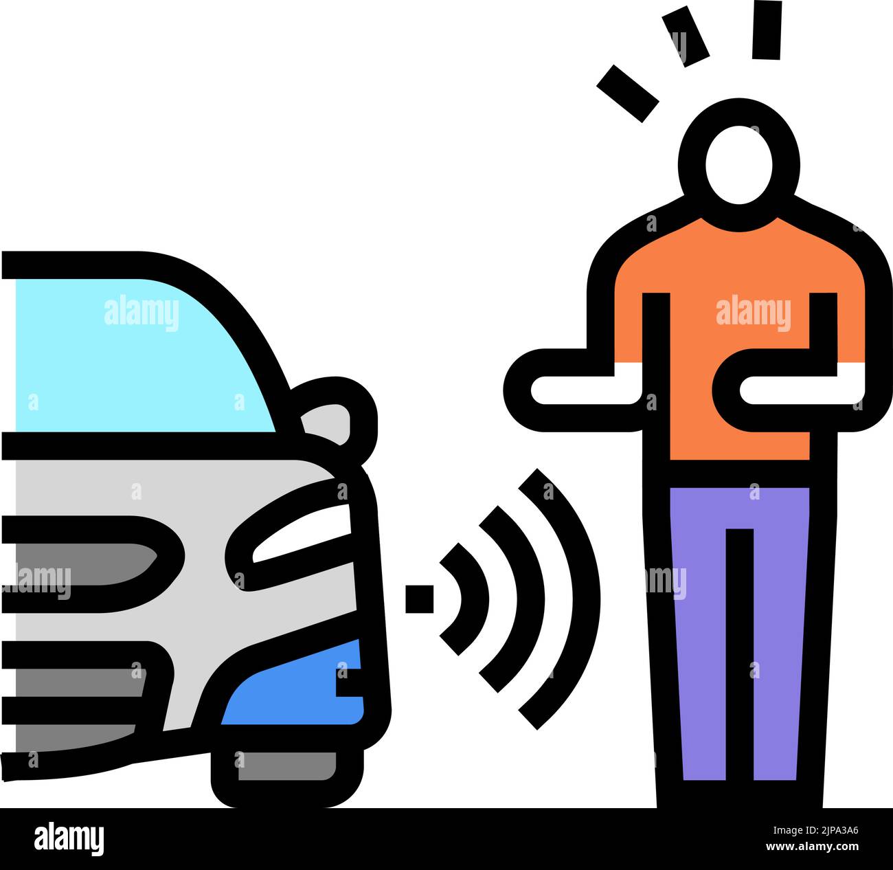 Pedestrian camera Stock Vector Images - Alamy