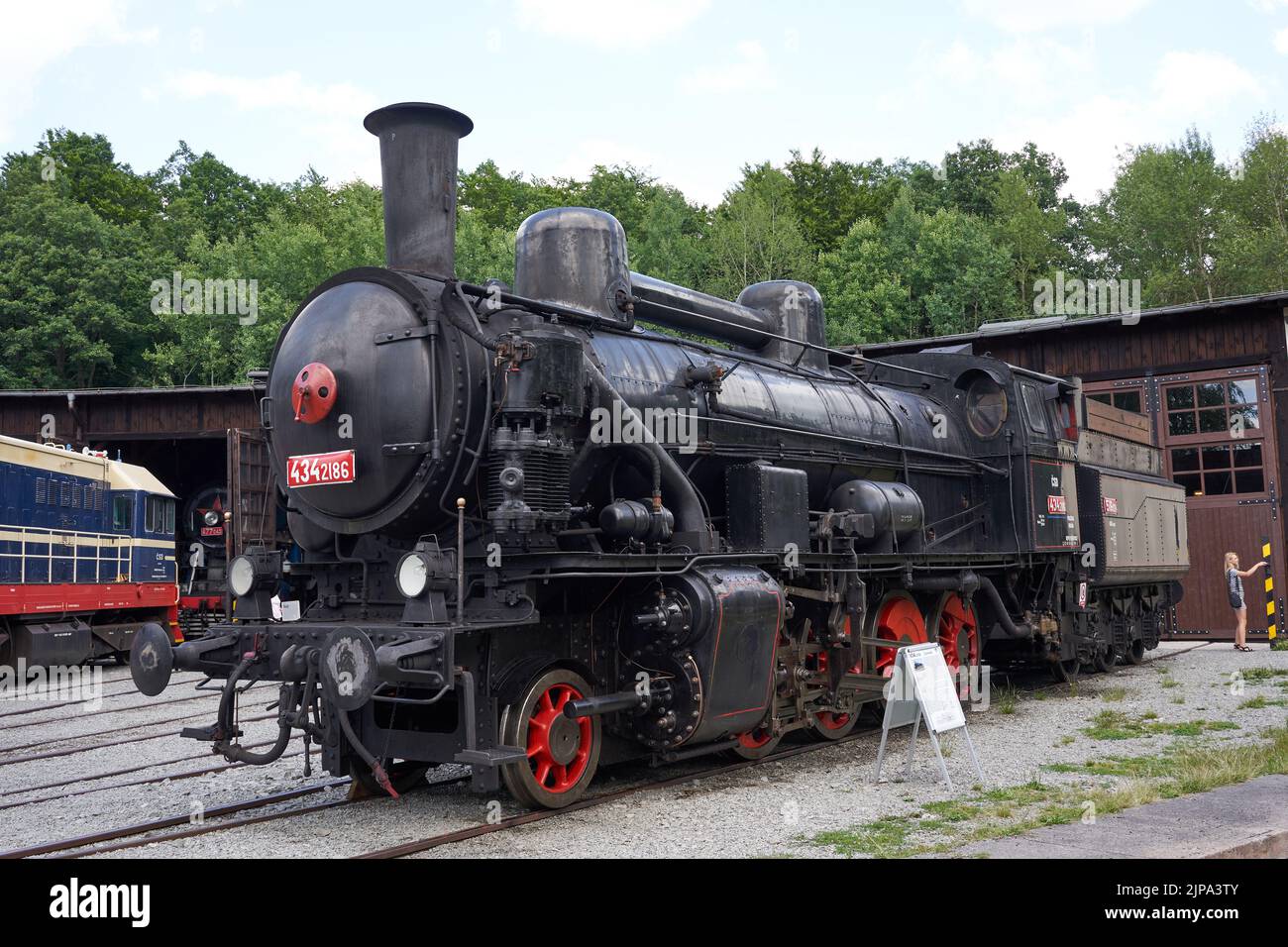 Luzna, Czech Republic - July 2, 2022 - The Railway museum Czech ...